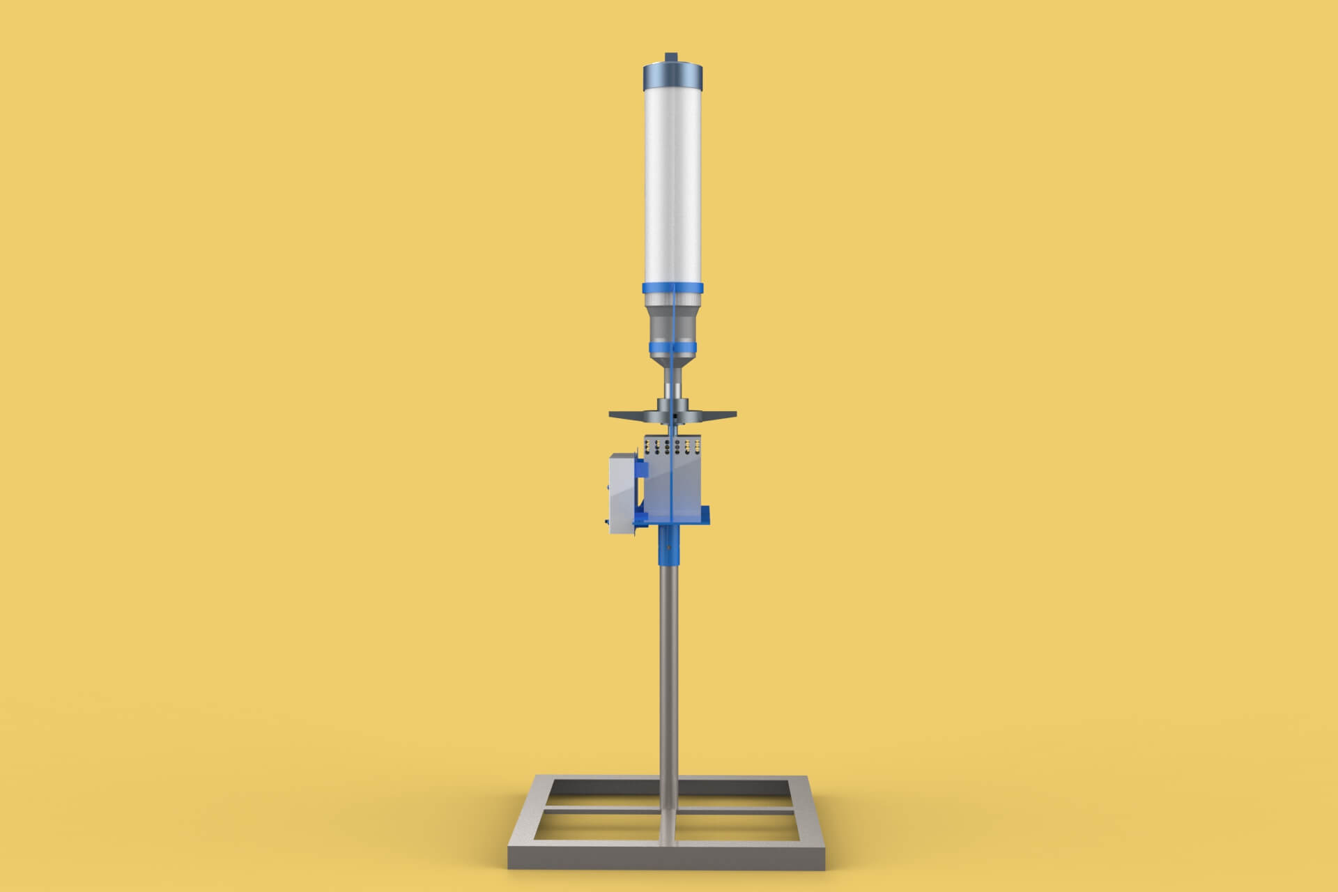 Automatic Fish Feeder Spreader Rotary Centrifugal - 3D Model by surf3d