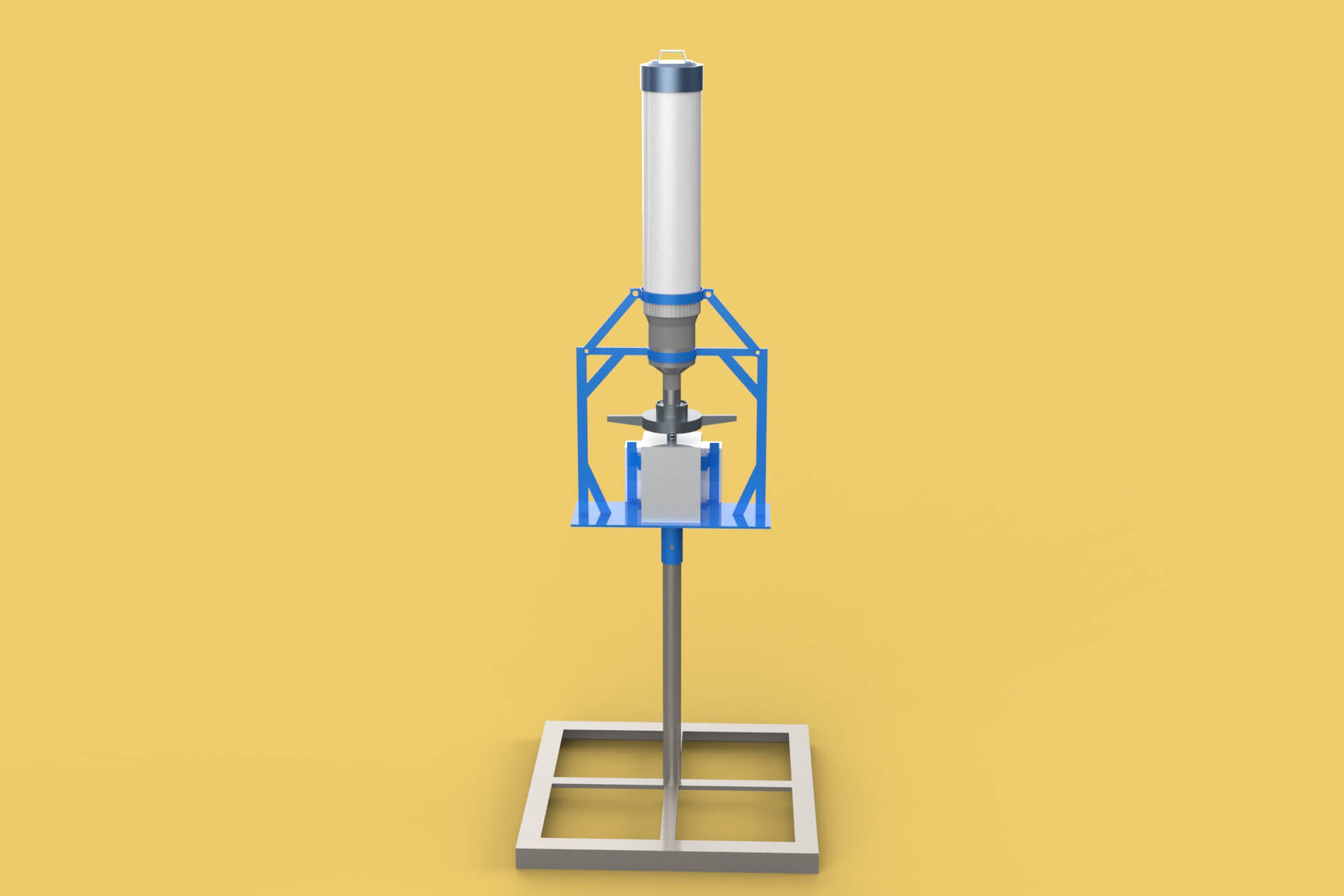 Automatic Fish Feeder Spreader Rotary Centrifugal - 3D Model by surf3d