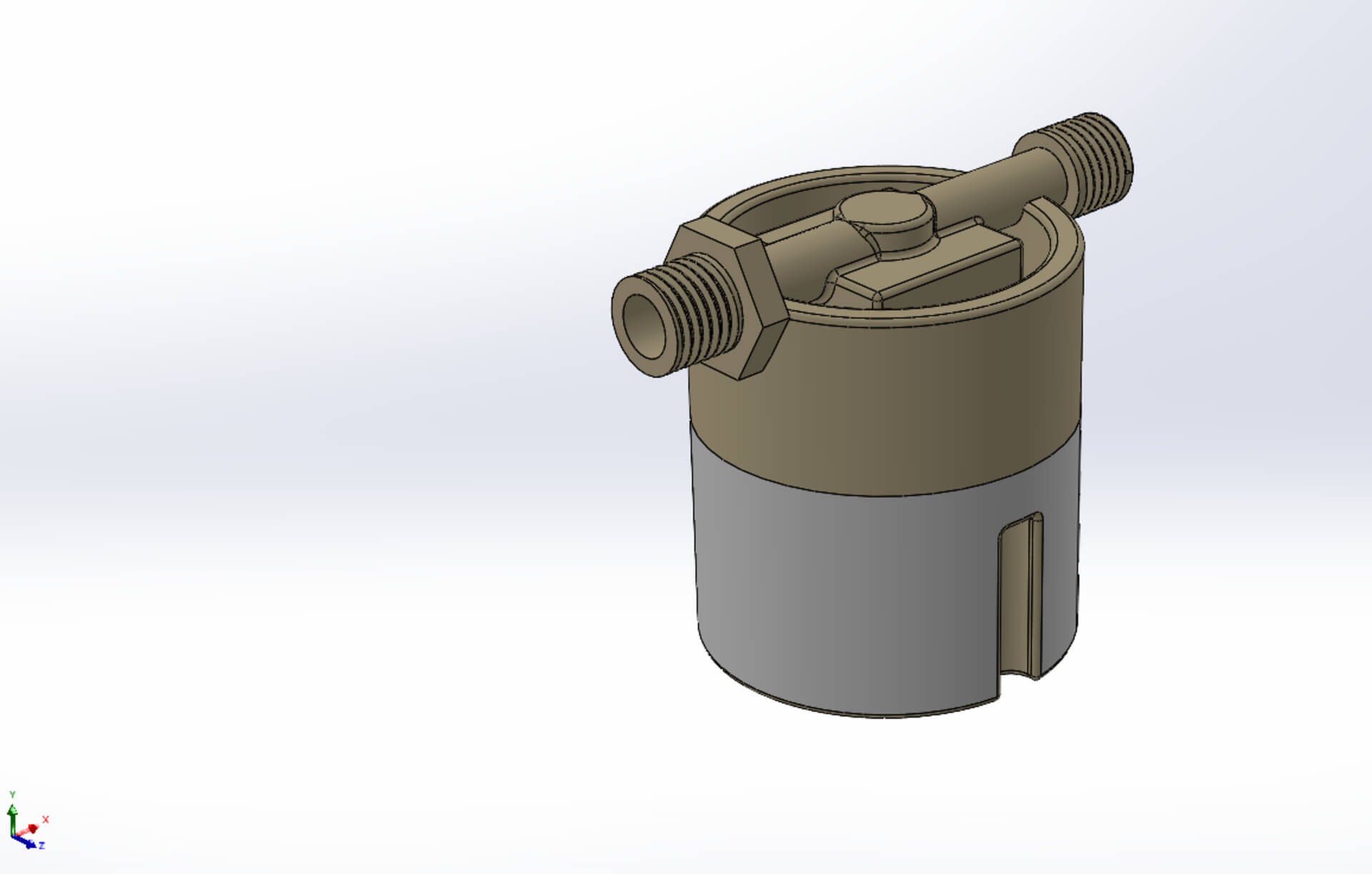 Automatic Water Level Control Valve Faucet - 3D Model by surf3d