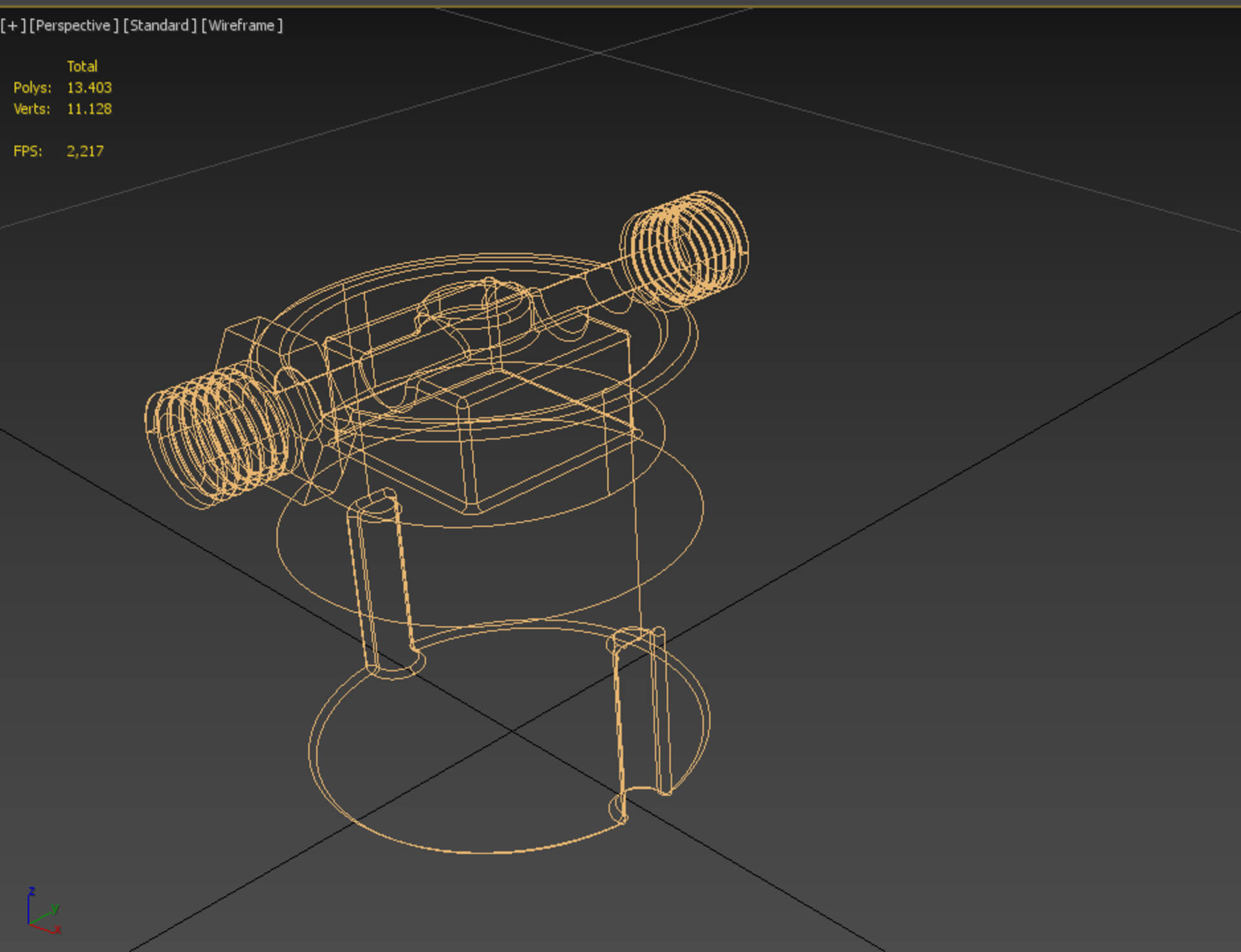 Automatic Water Level Control Valve Faucet - 3D Model by surf3d