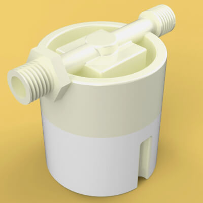 Automatic Water Level Control Valve Faucet - 3D Model by surf3d