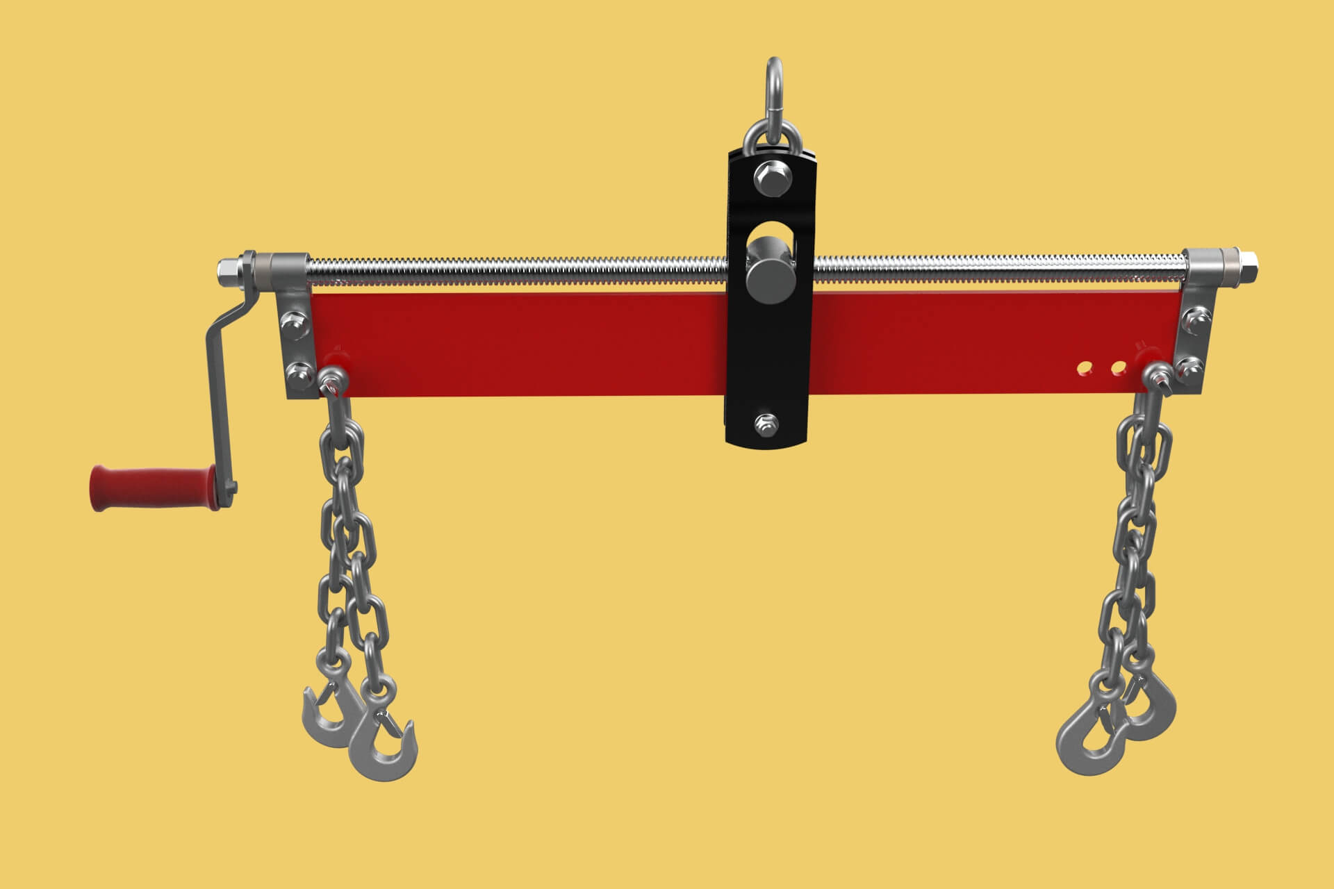 Balancer Load Leveler Engine Hoist Lift Crane Engine Hook 3d by surf3d