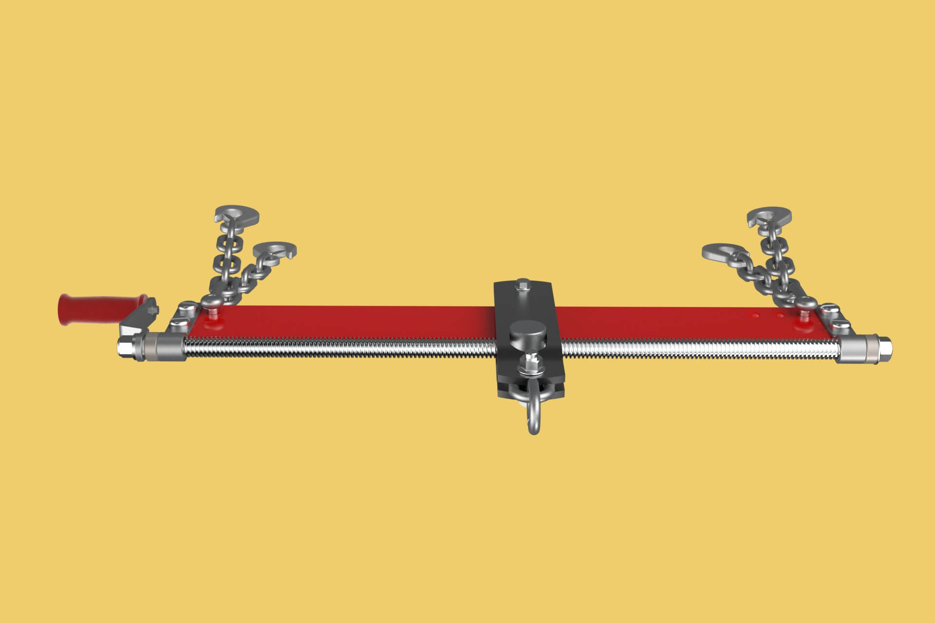 Balancer Load Leveler Engine Hoist Lift Crane Engine Hook 3d by surf3d