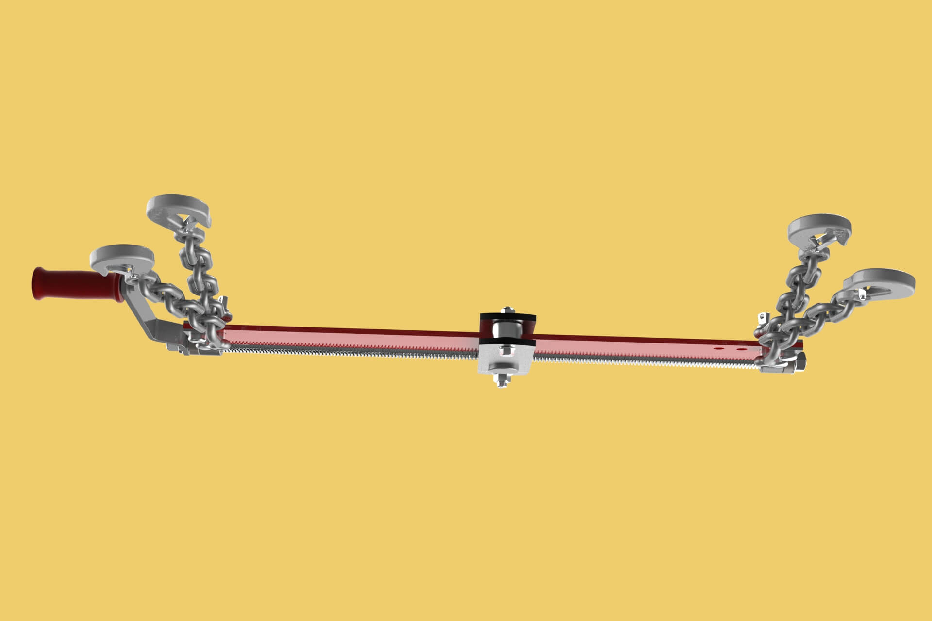 Balancer Load Leveler Engine Hoist Lift Crane Engine Hook 3d by surf3d