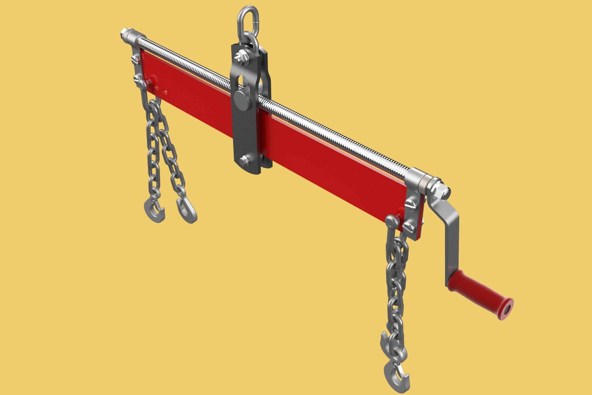 Balancer Load Leveler Engine Hoist Lift Crane Engine Hook 3d by surf3d