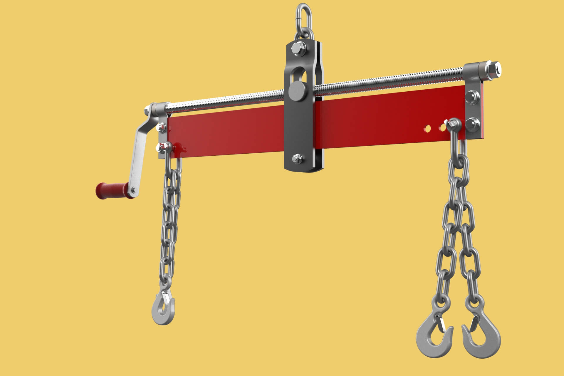 Balancer Load Leveler Engine Hoist Lift Crane Engine Hook 3d by surf3d