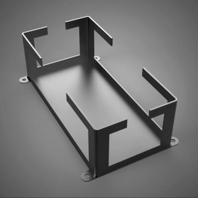 Battery Housing Frame Bracket Accu Casing Holder Mounting DC - 3D Model ...