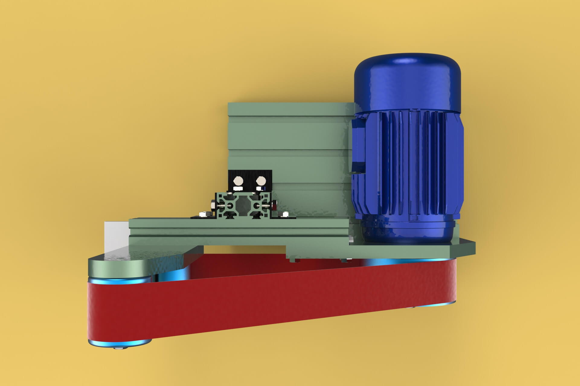 Belt Grinder Sander - 3D Model by surf3d