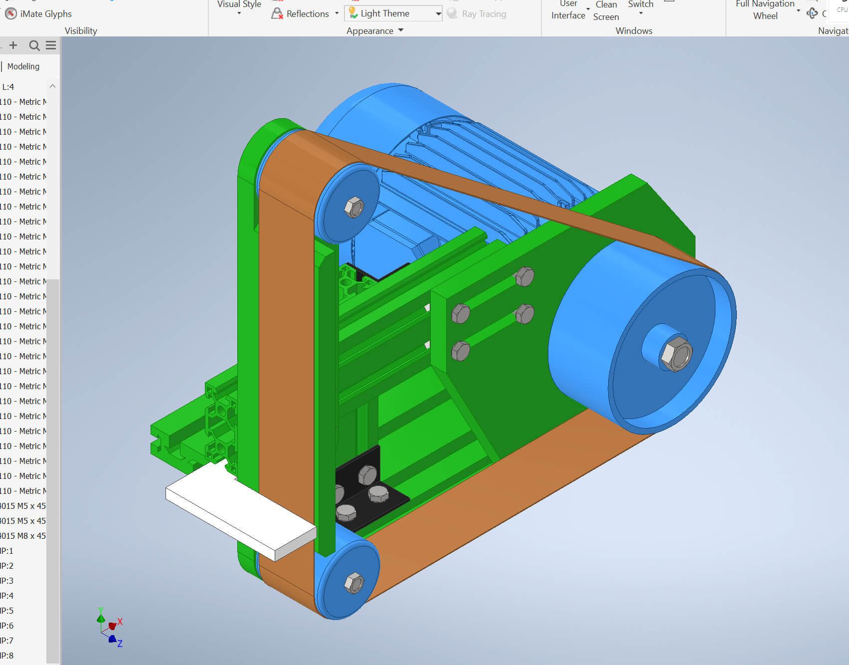 Belt Grinder Sander - 3D Model by surf3d