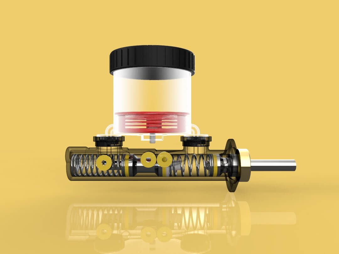 Car Brake Master Cylinder - 3D Model by surf3d