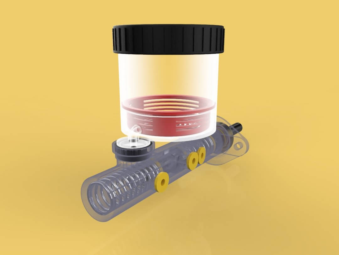 Car Brake Master Cylinder - 3D Model by surf3d