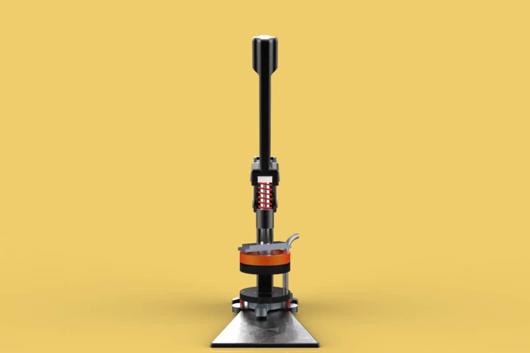 Button Press Machine - 3D Model by surf3d