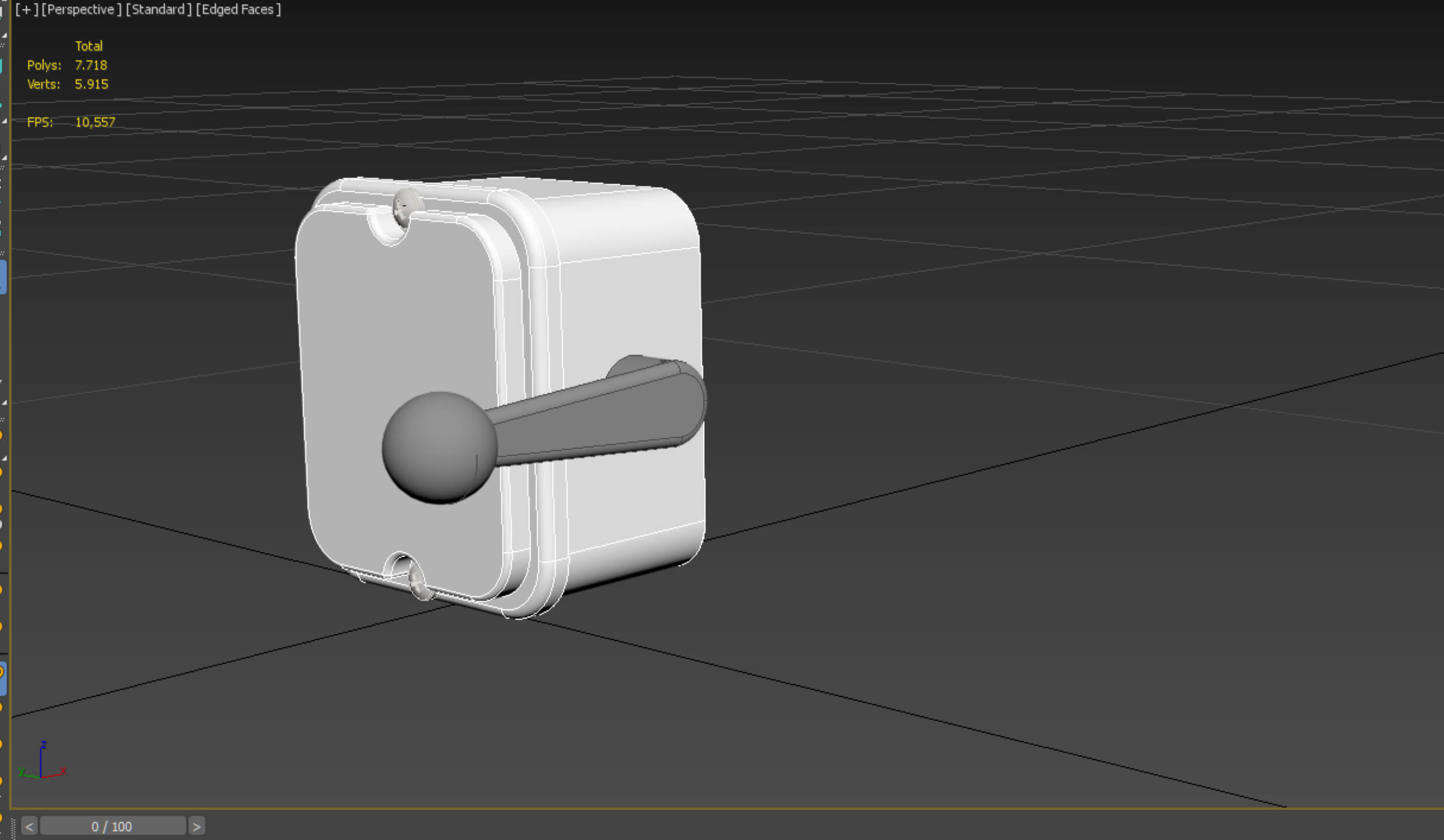 Cam Starter Handle Lever Cos Change Over Switch Ohm Toggle - 3D Model by surf3d