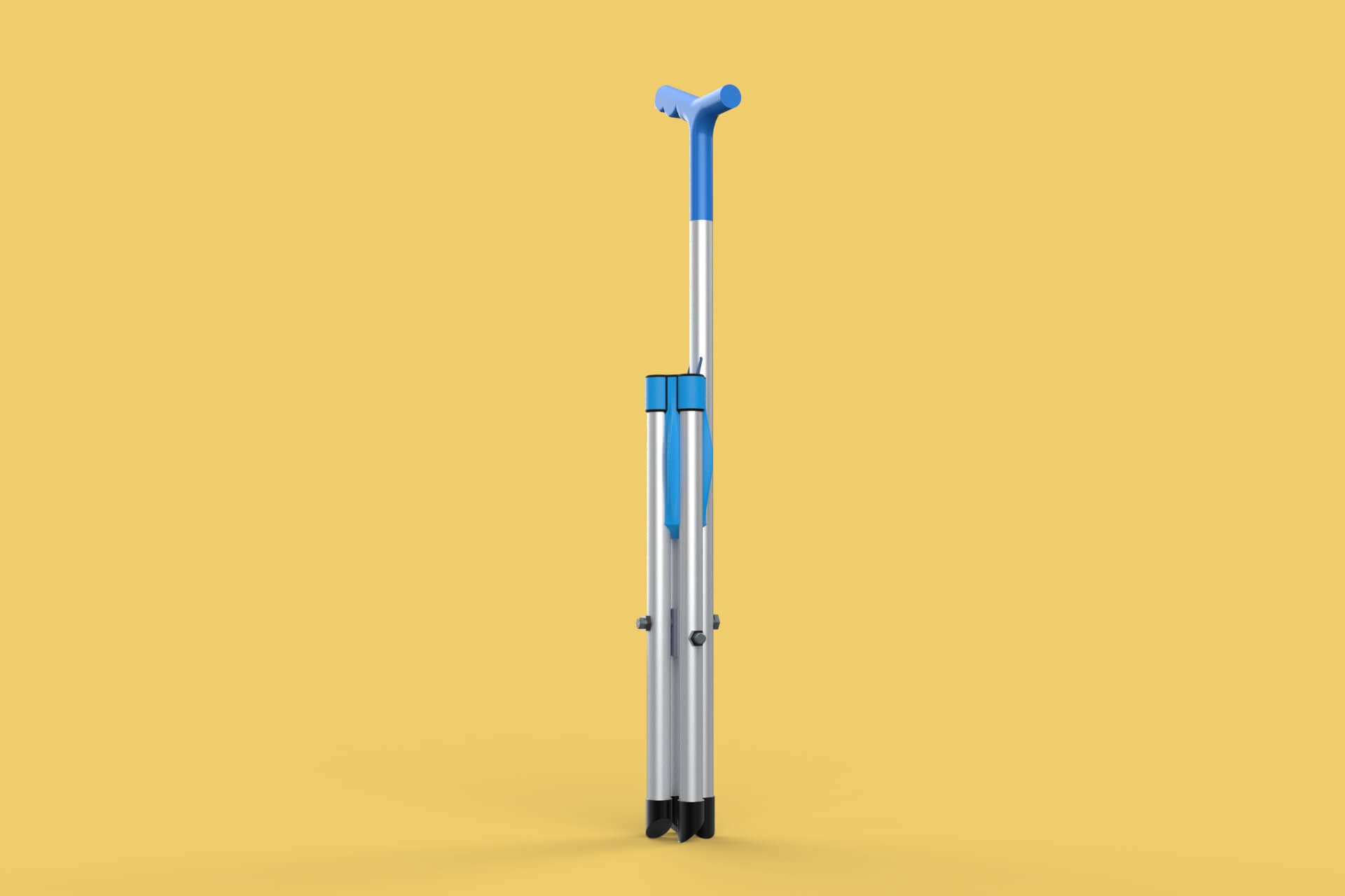 Cane Stick Chair Walker Seat Stool Pole Crutch Fold Portable - 3D Model ...