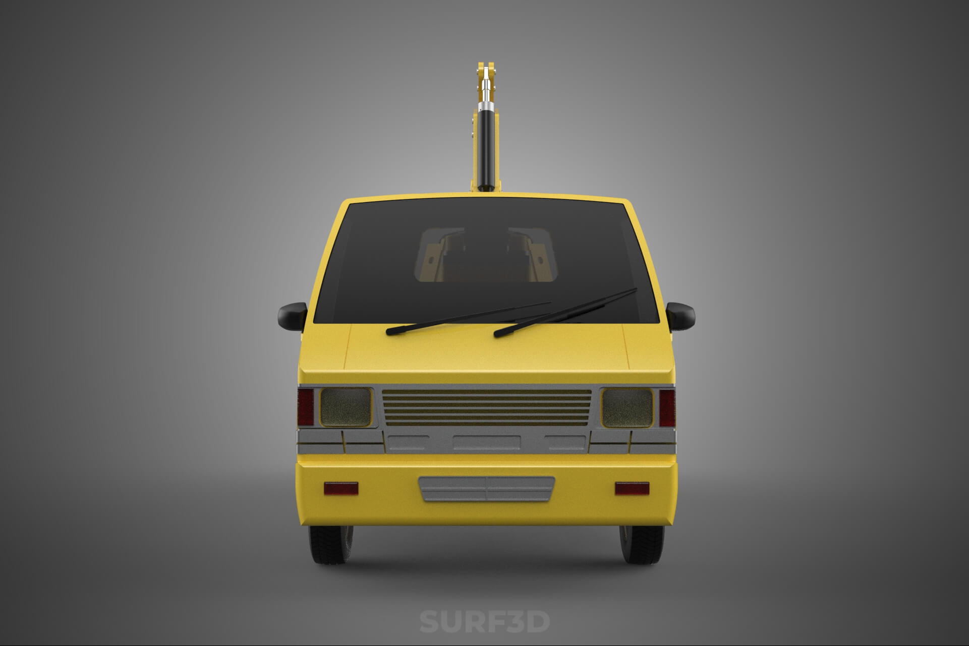 Car Pick Up Truck Wood Log Tree Loader Grab Crane Lifter Ton - 3D Model ...