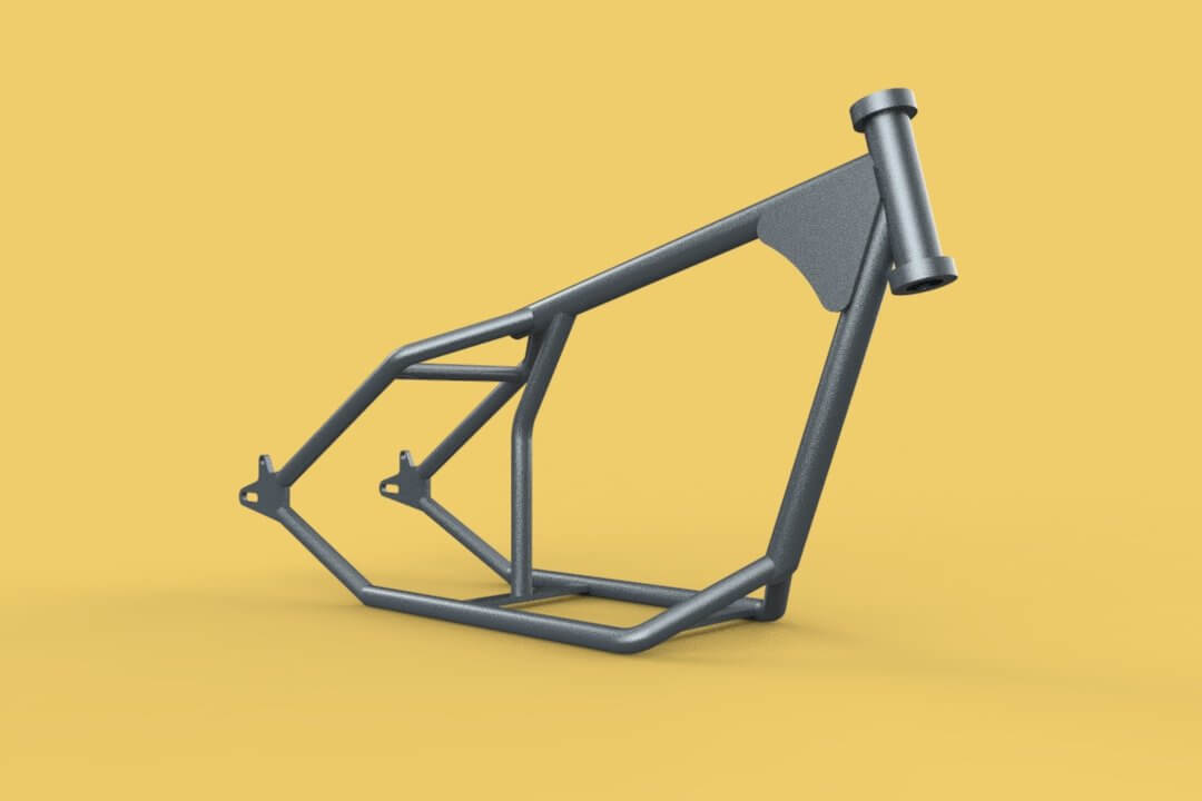 Custom Moped Frame