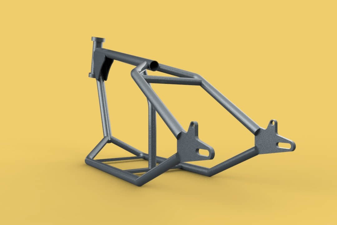 Motorbike Frame - 3D Model by surf3d