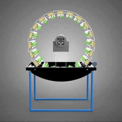 Circular Rotary Hydroponic Garden Plant Farm System Wheel - 3D Model by ...