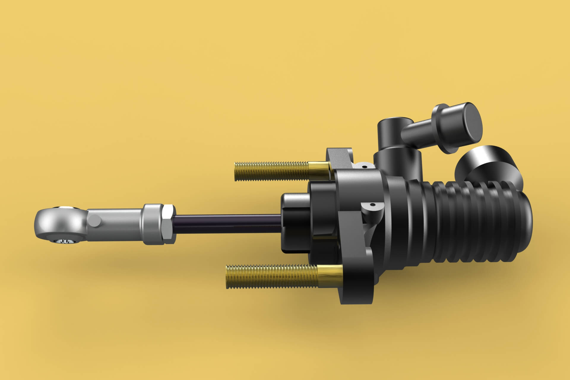 Clutch Master Cylinder Brake - 3D Model by surf3d