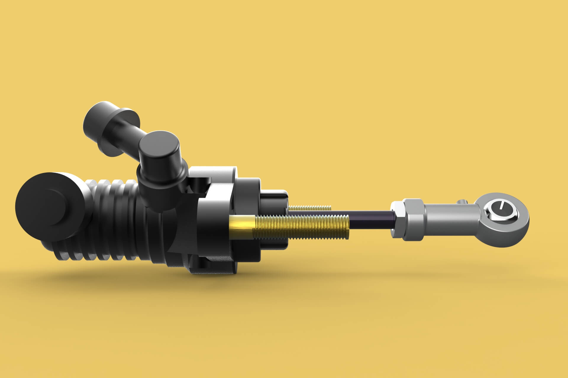 Clutch Master Cylinder Brake - 3D Model by surf3d