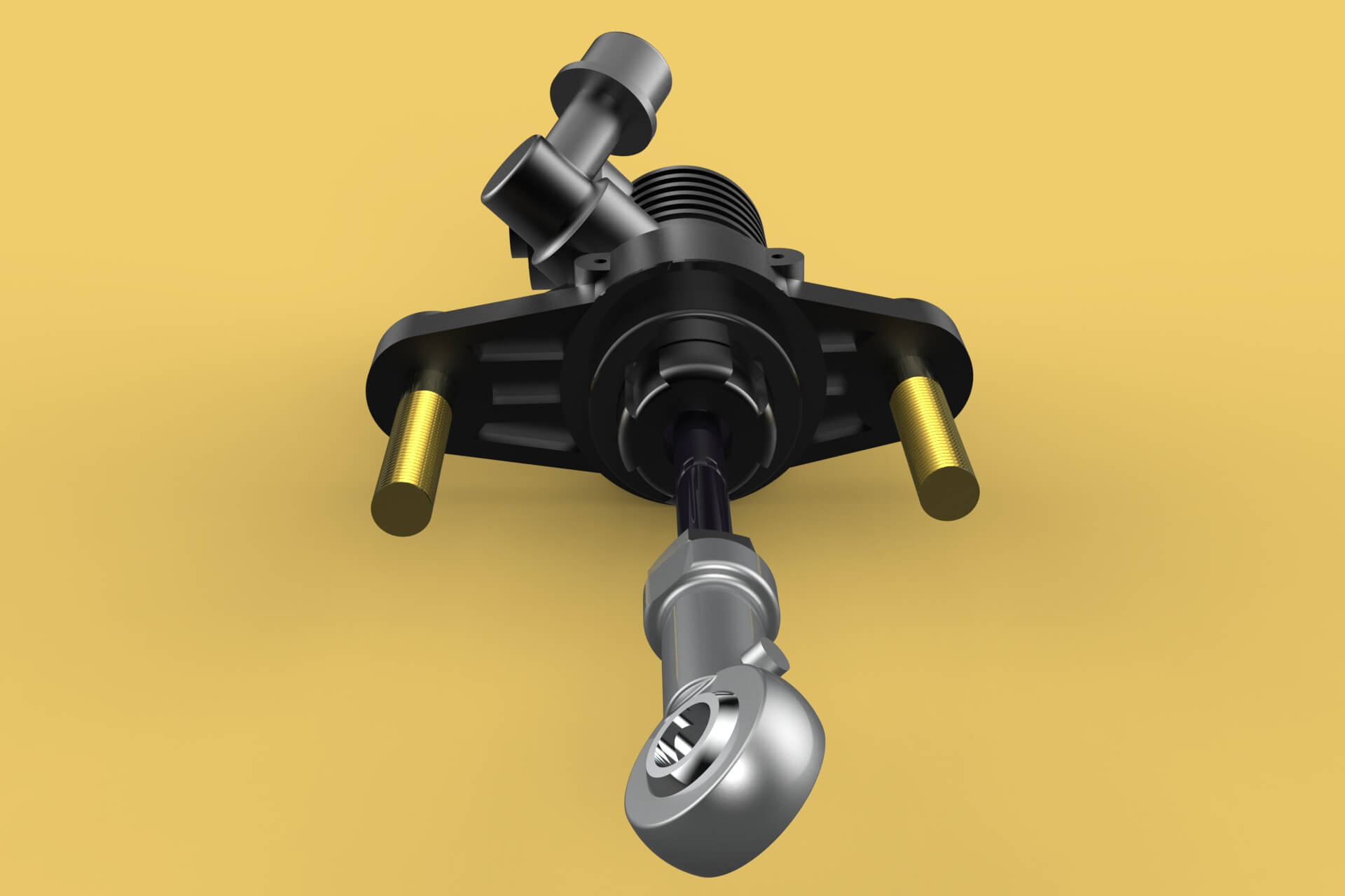 Clutch Master Cylinder Brake - 3D Model by surf3d