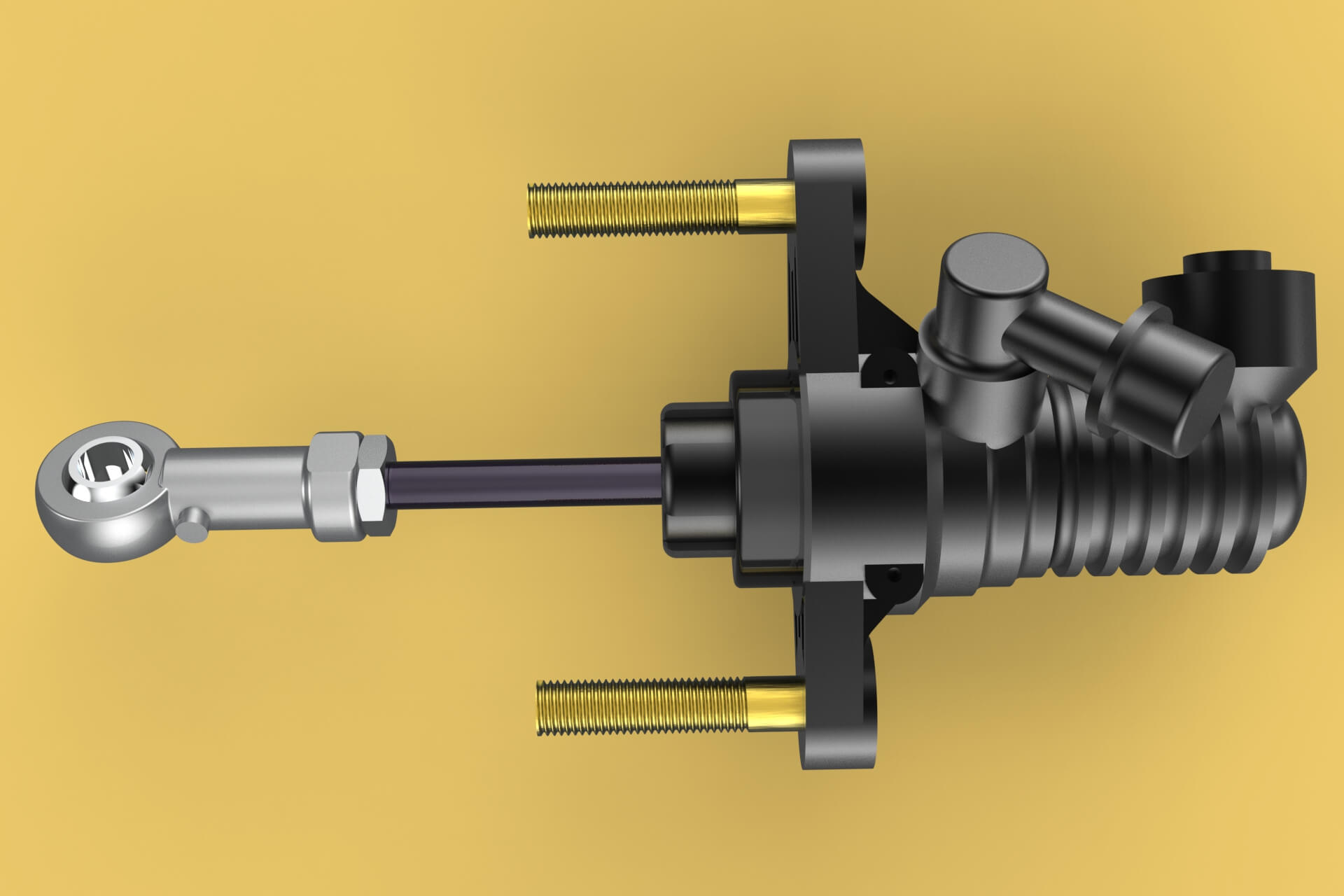 Clutch Master Cylinder Brake - 3D Model by surf3d