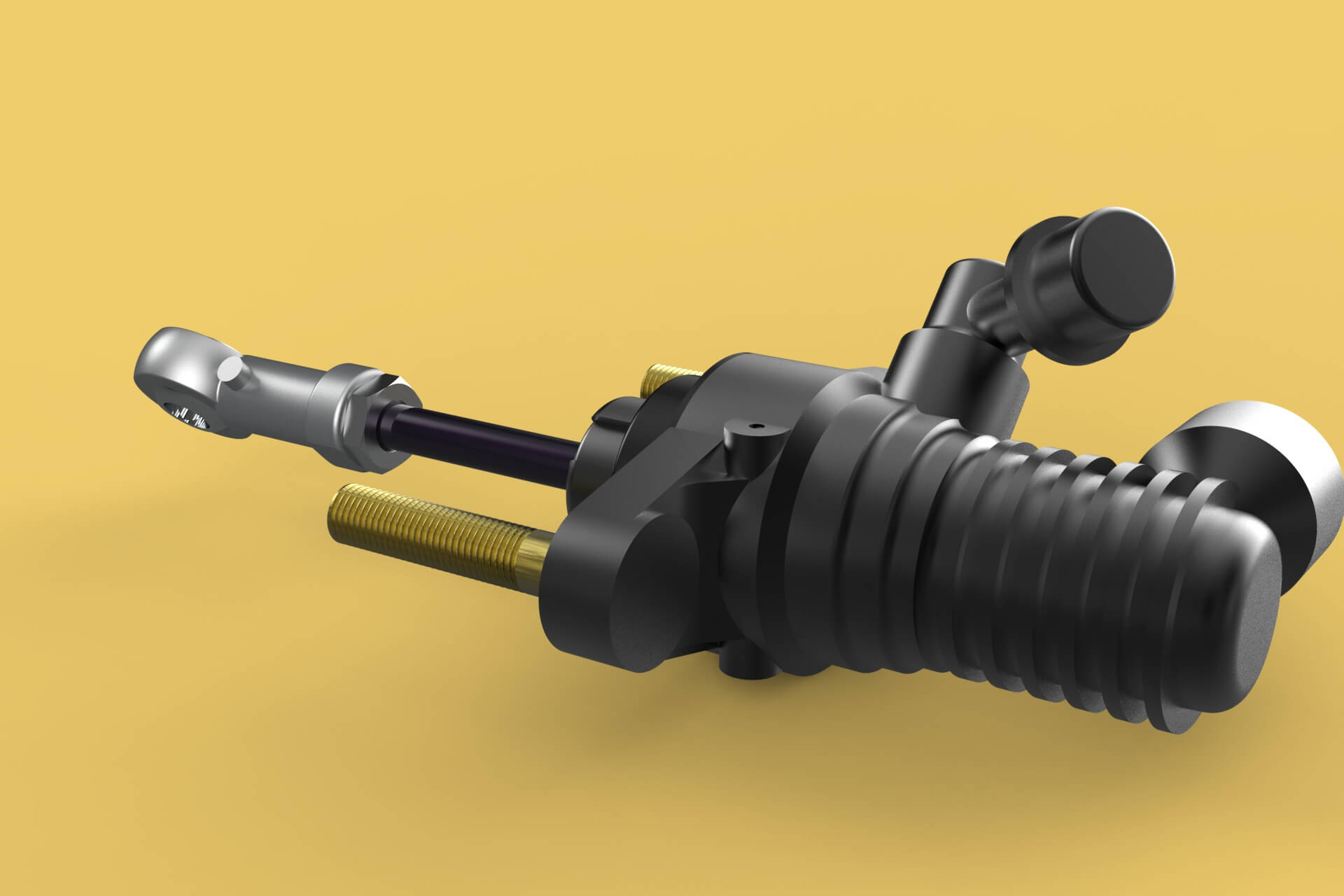 Clutch Master Cylinder Brake - 3D Model by surf3d