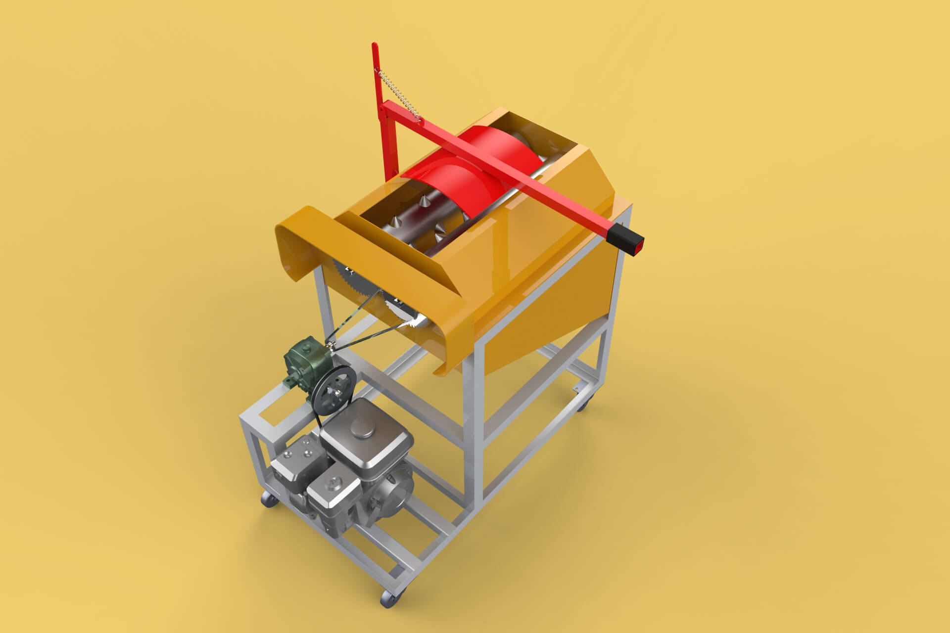 Coconut Dehusker Peeling Machine Fruit Peeler Tool Removal - 3D Model ...