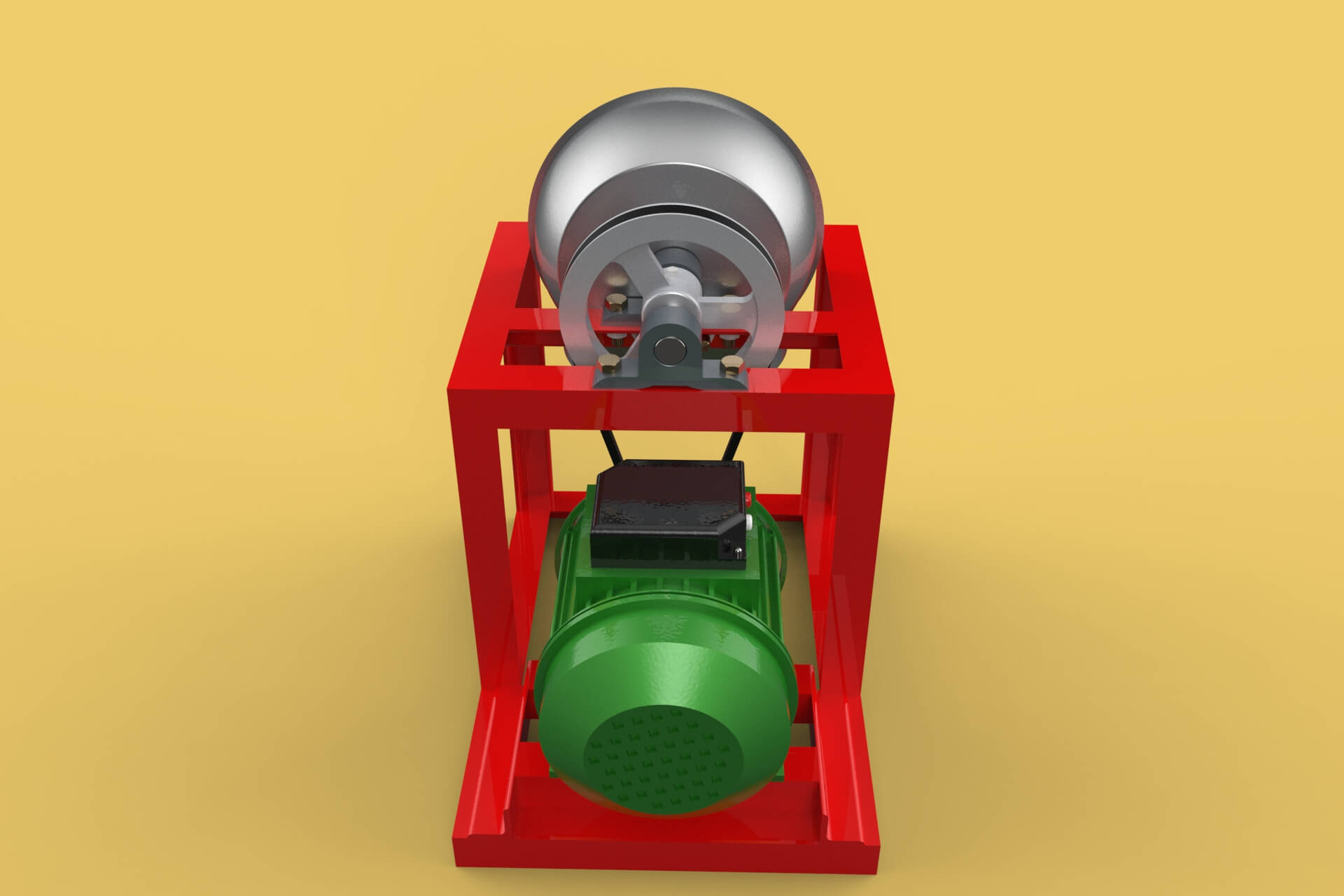 Coconut Grating Machine Grater Shredder Scraper Chopper Cut - 3D Model ...