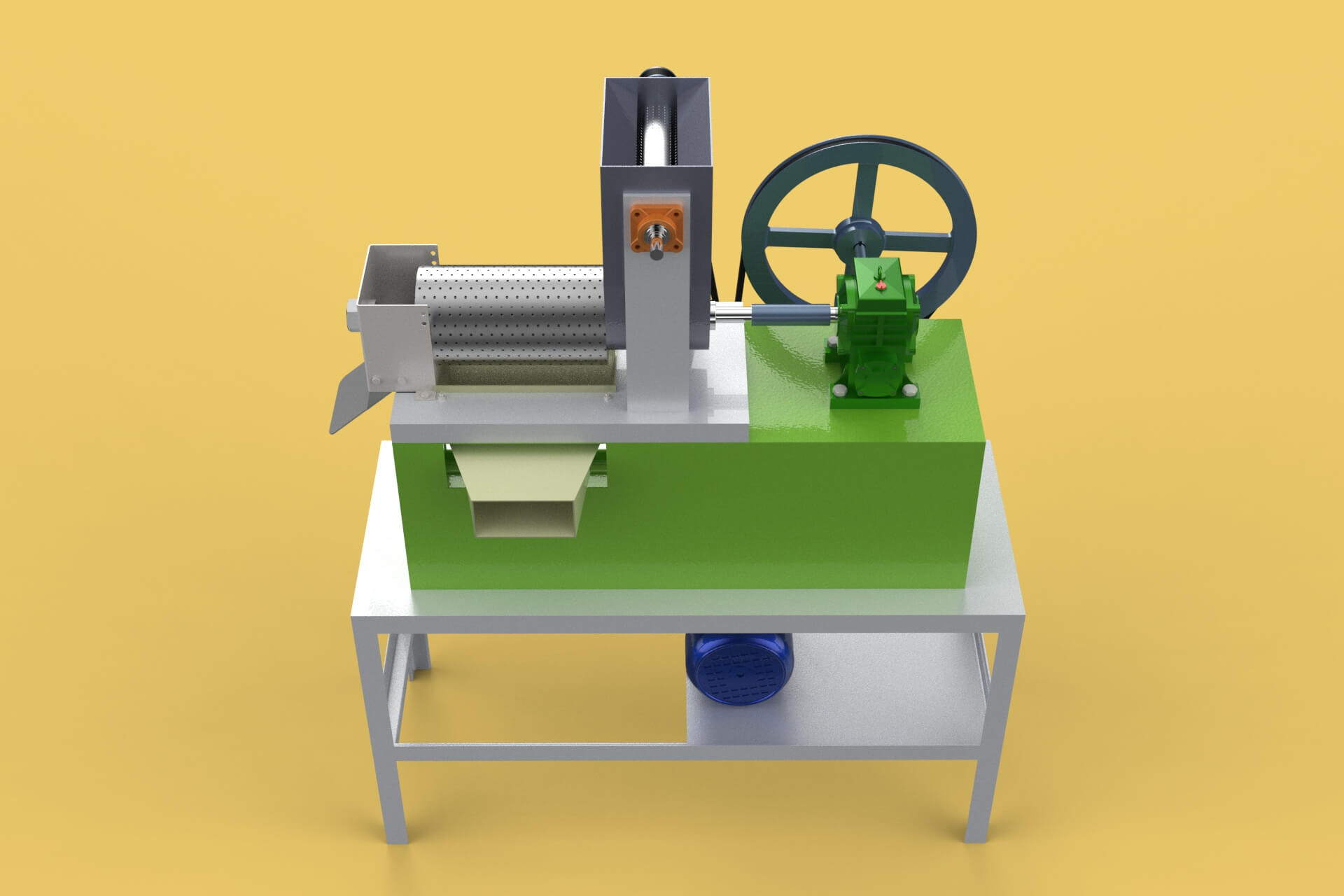 Coconut Milk Cream Extractor Press Juicer Shredder Squeezer - 3D Model ...