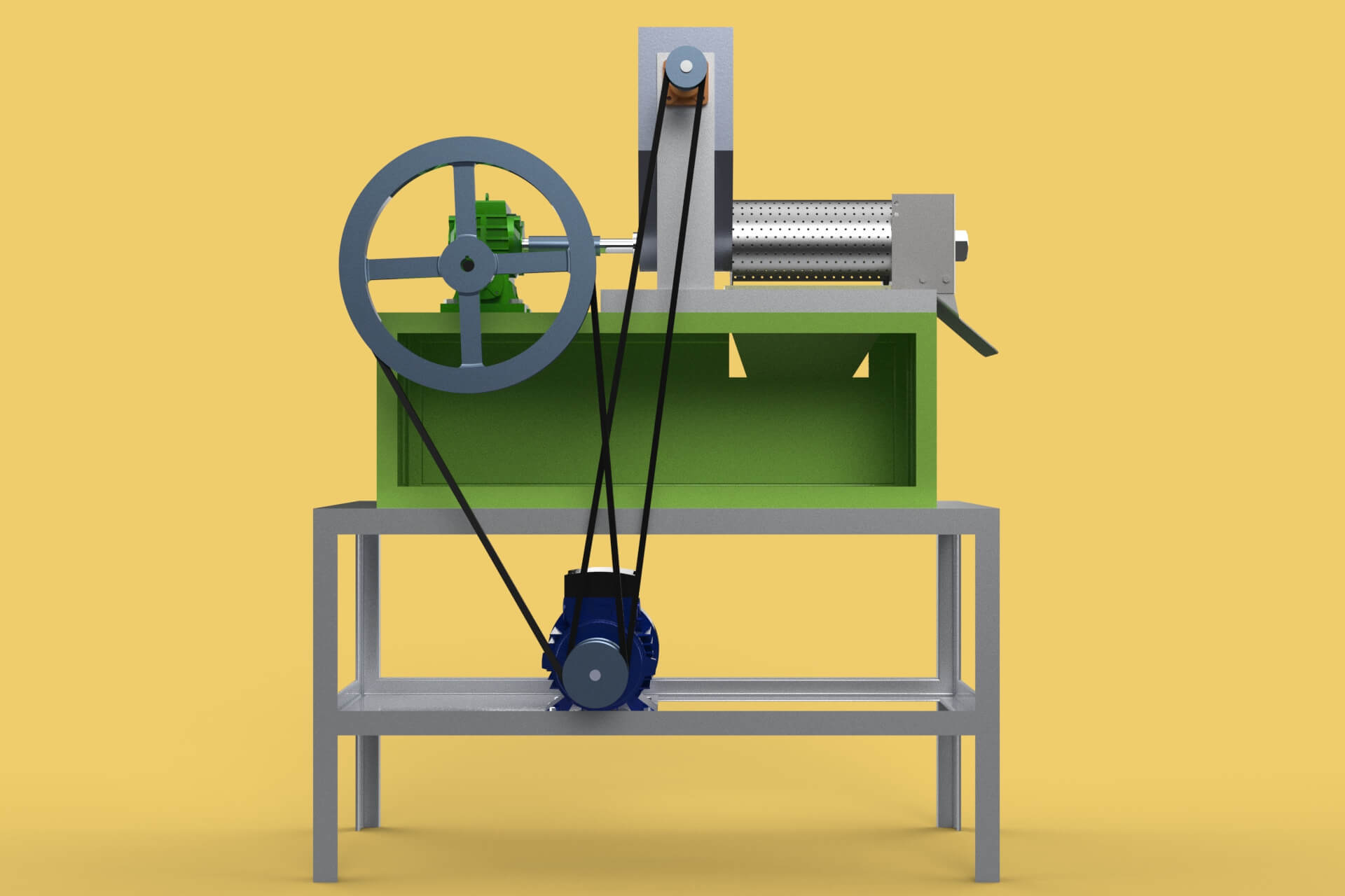 Coconut Milk Cream Extractor Press Juicer Shredder Squeezer - 3D Model ...