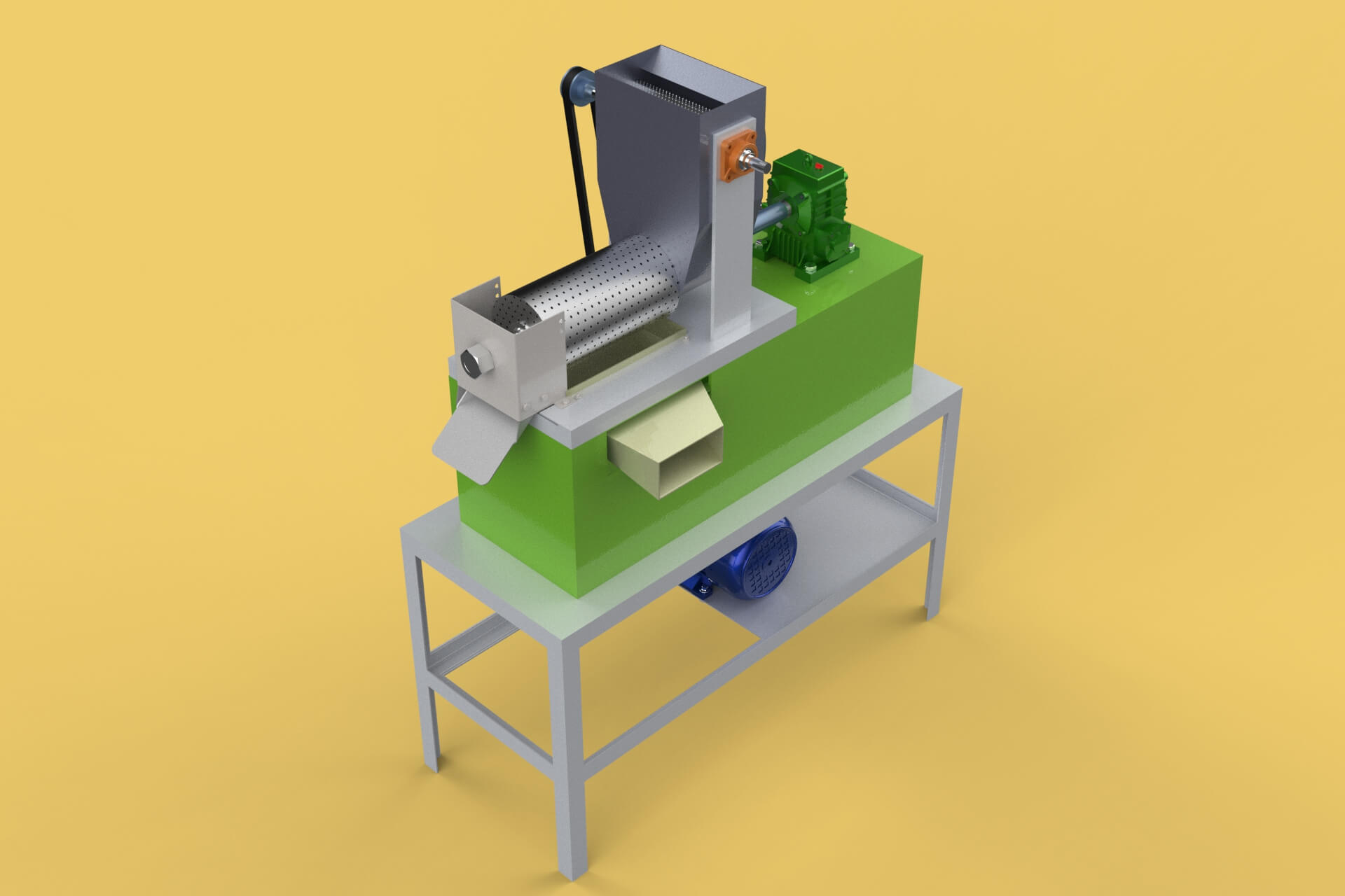 Coconut Milk Cream Extractor Press Juicer Shredder Squeezer - 3D Model ...