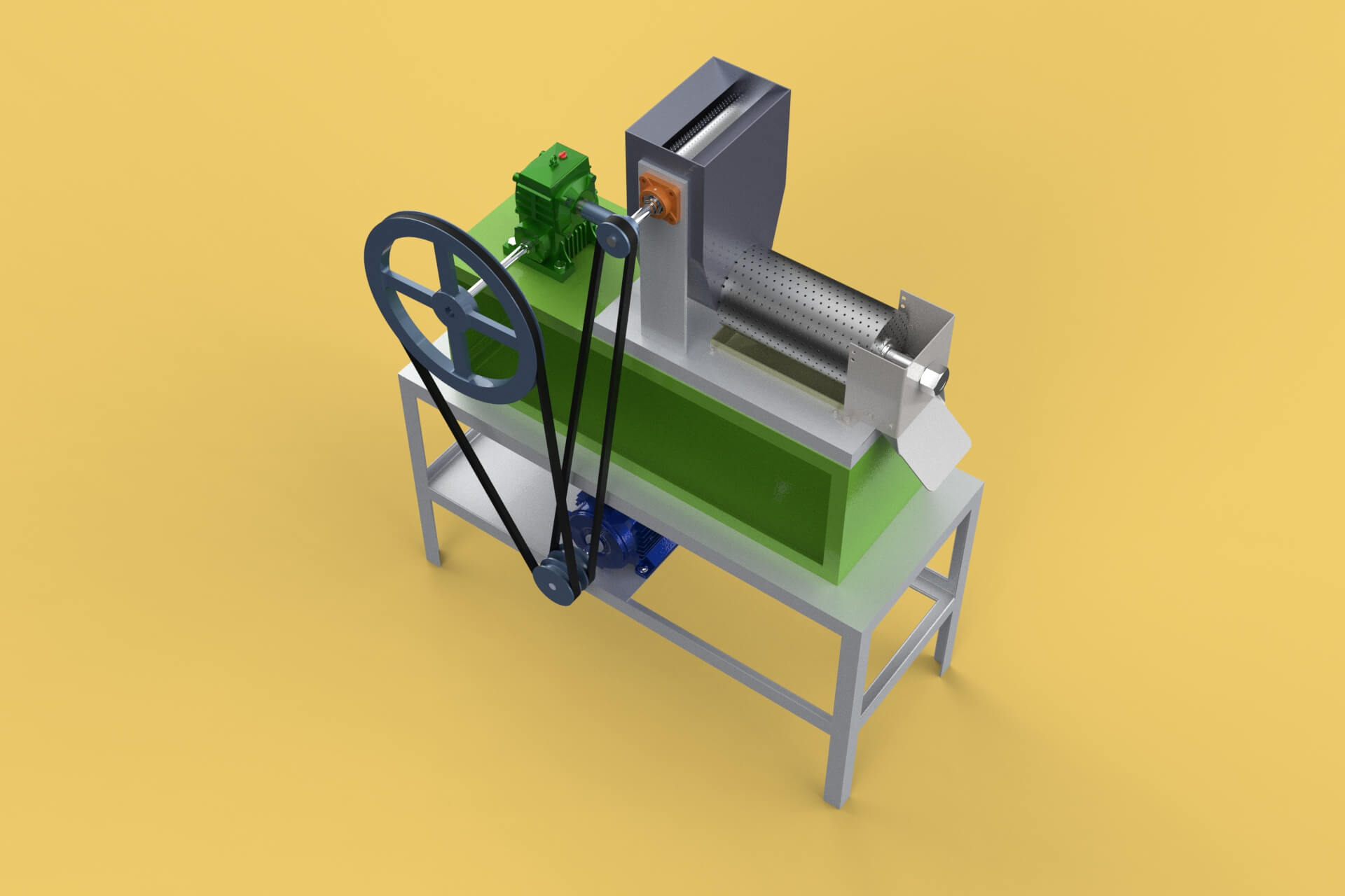 Coconut Milk Cream Extractor Press Juicer Shredder Squeezer - 3D Model ...