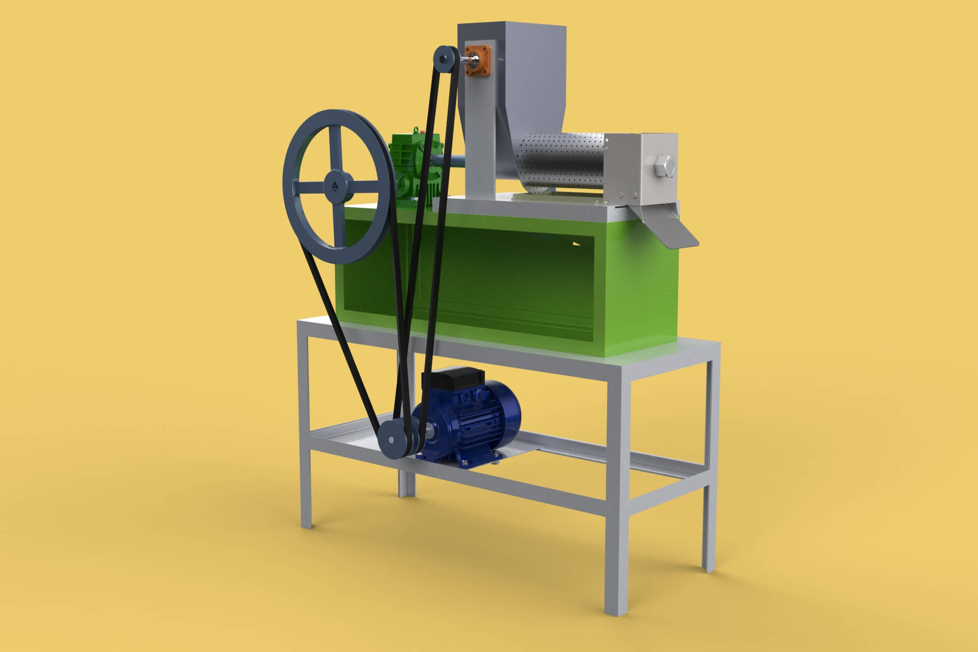 Coconut Milk Cream Extractor Press Juicer Shredder Squeezer - 3D Model ...