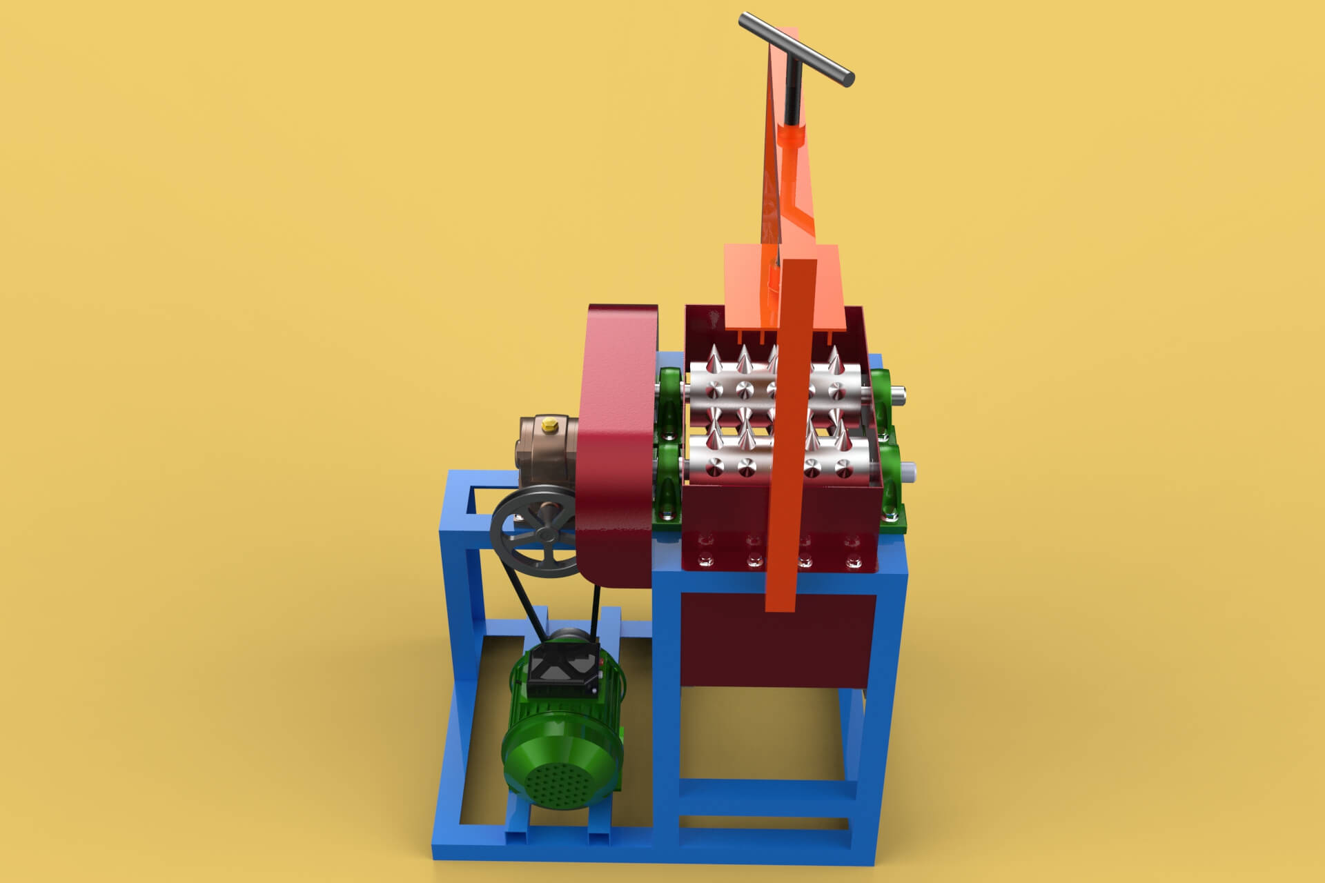 Coconut Peeler Machine Dehusker Peeling Tool Remove Skin - 3D Model by ...