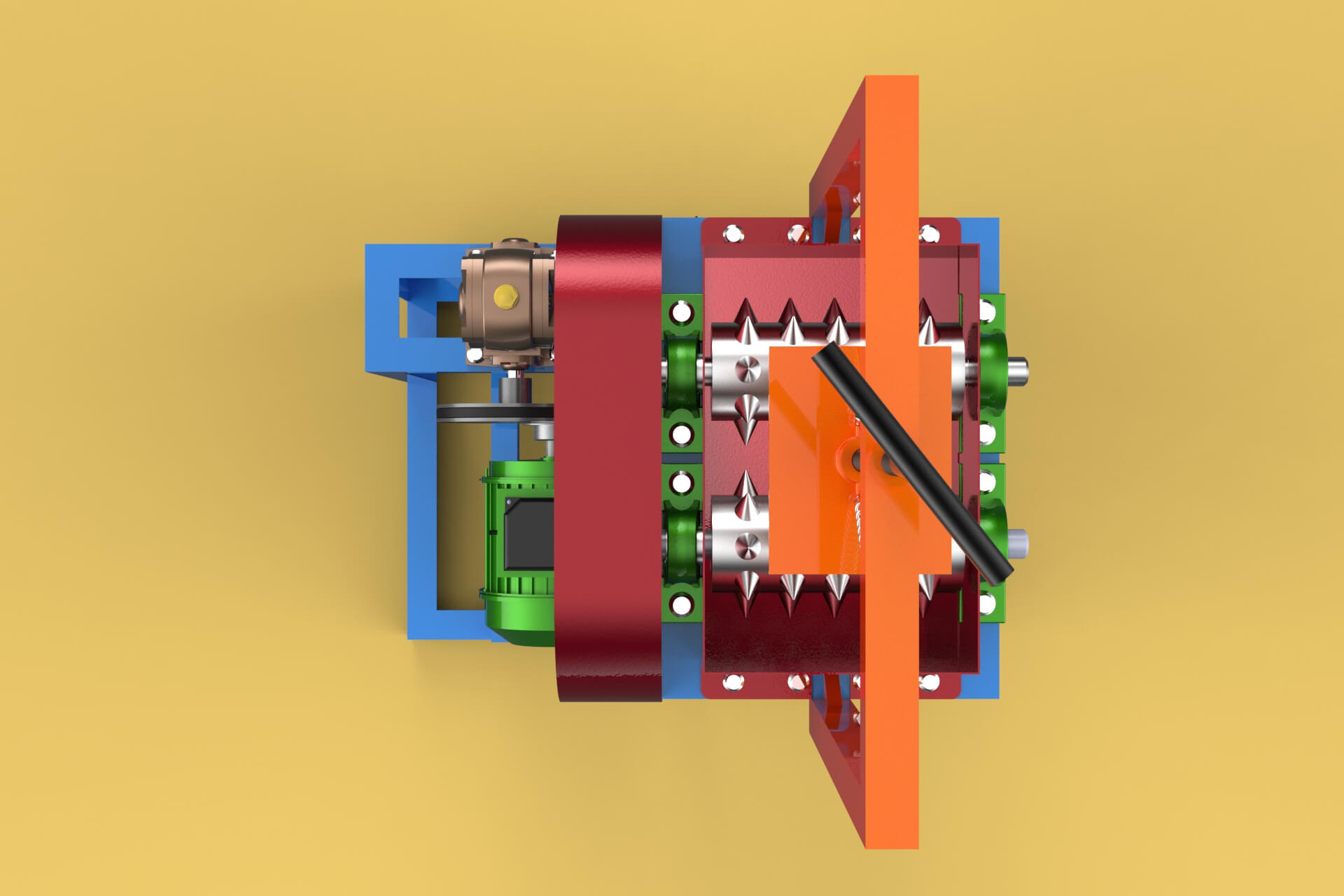 Coconut Peeler Machine Dehusker Peeling Tool Remove Skin - 3D Model by ...