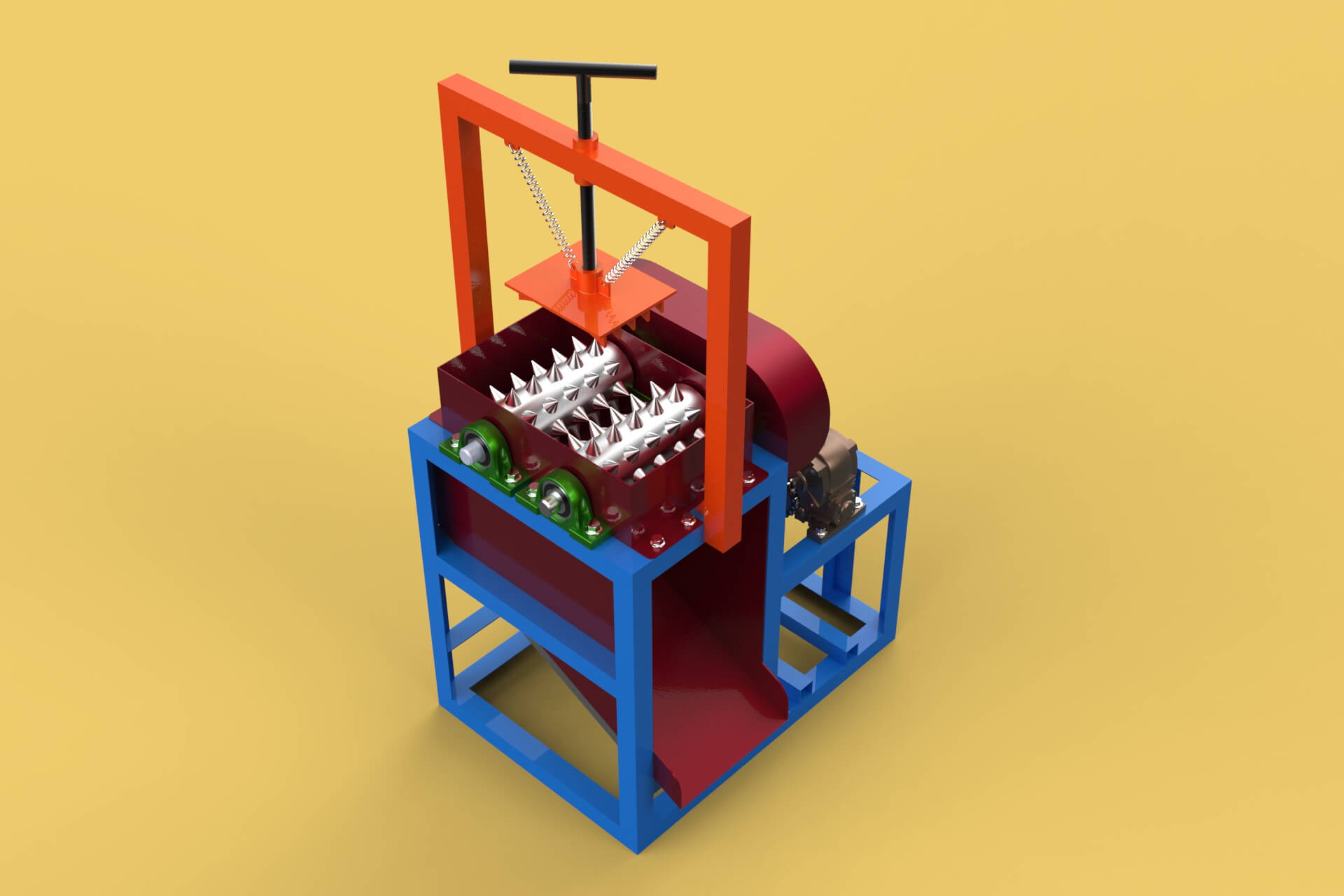 Coconut Peeler Machine Dehusker Peeling Tool Remove Skin - 3D Model by ...