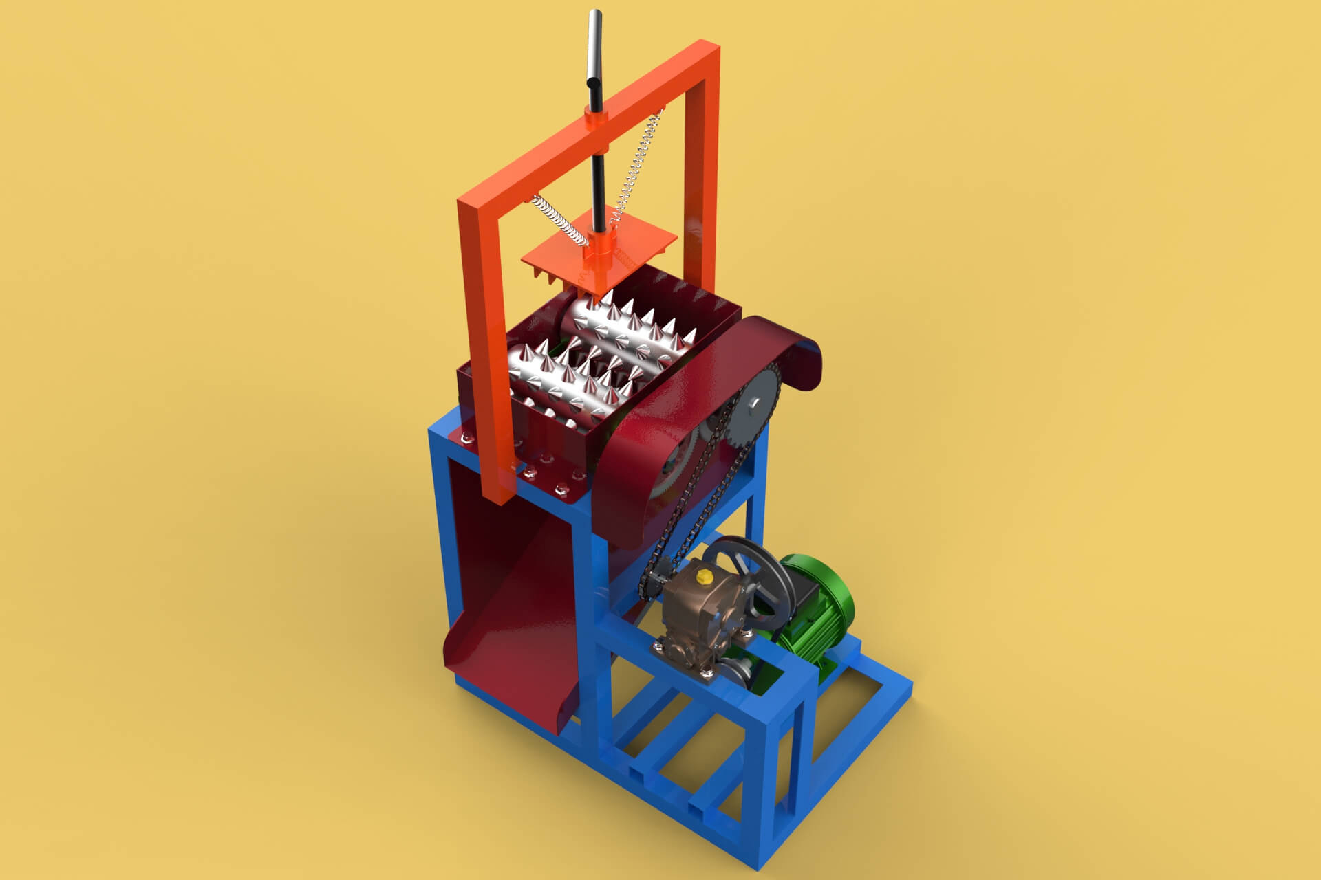 Coconut Peeler Machine Dehusker Peeling Tool Remove Skin - 3D Model by ...