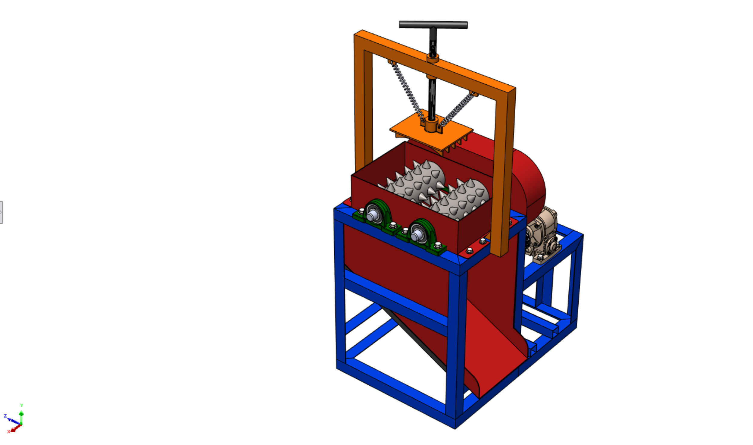 Coconut Peeler Machine Dehusker Peeling Tool Remove Skin - 3D Model by ...