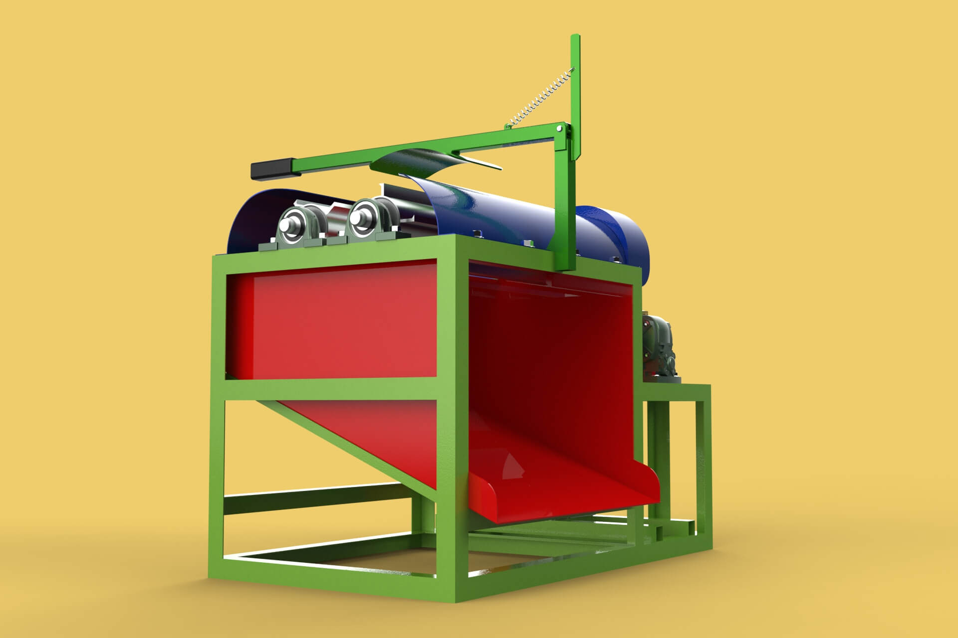 Coconut Peeling Machine Peeler Dehusker Tool Fruit Skin - 3D Model by ...