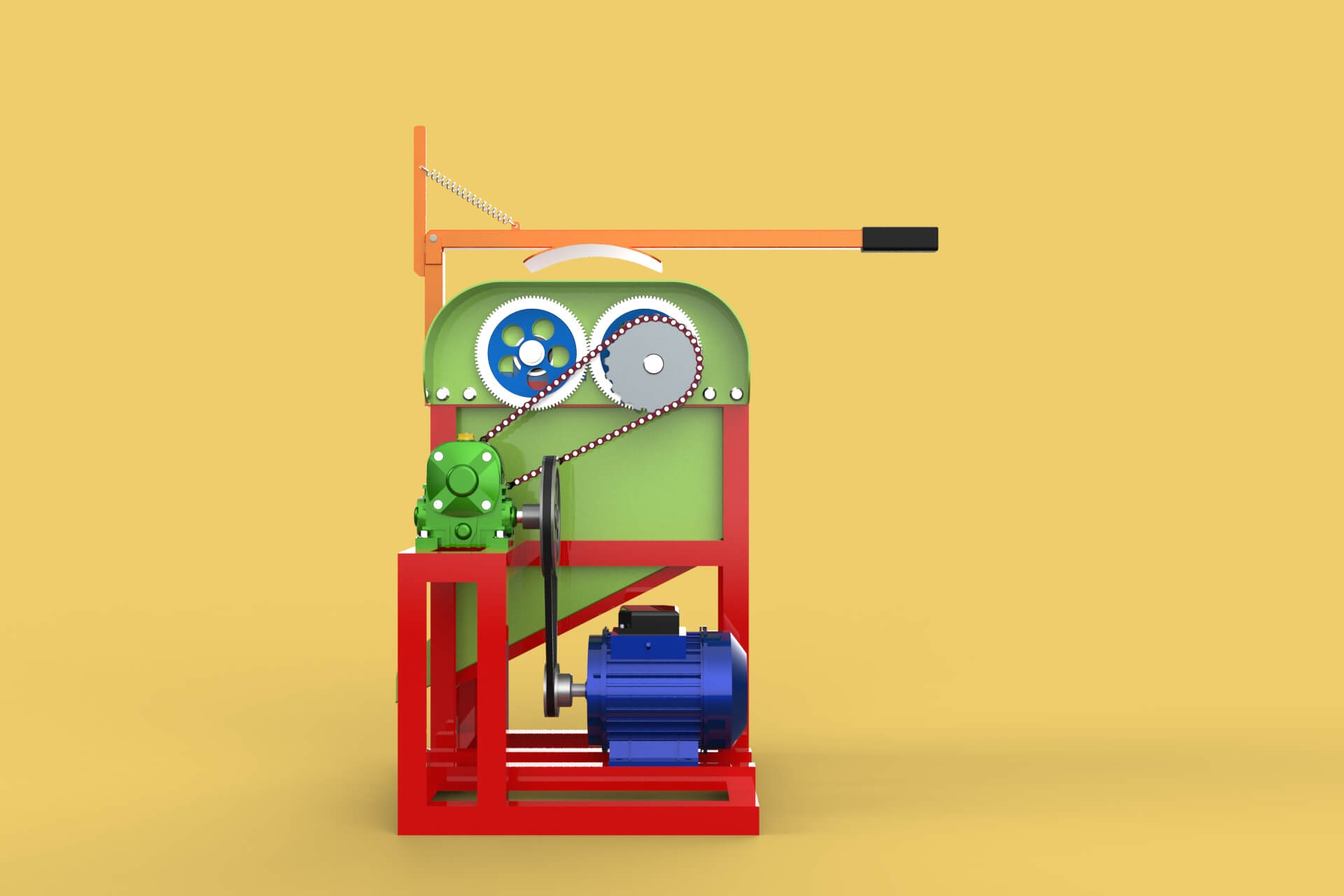 Coconut Peeling Tool Dehusker Peeler Machine Removal Skin - 3D Model by ...