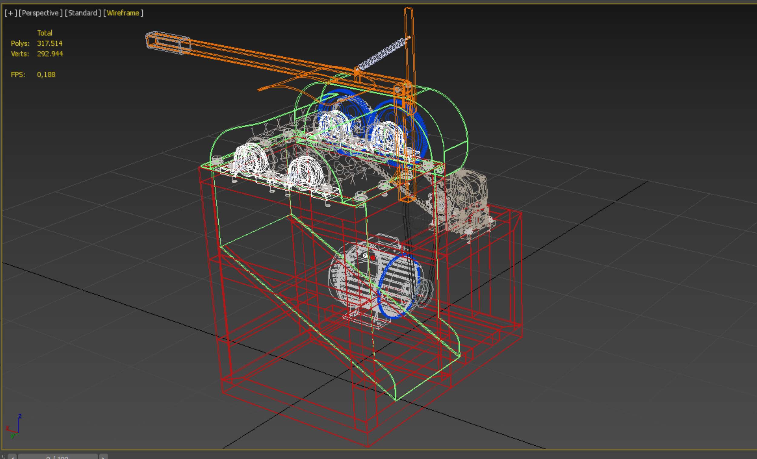 Coconut Peeling Tool Dehusker Peeler Machine Removal Skin - 3D Model by ...