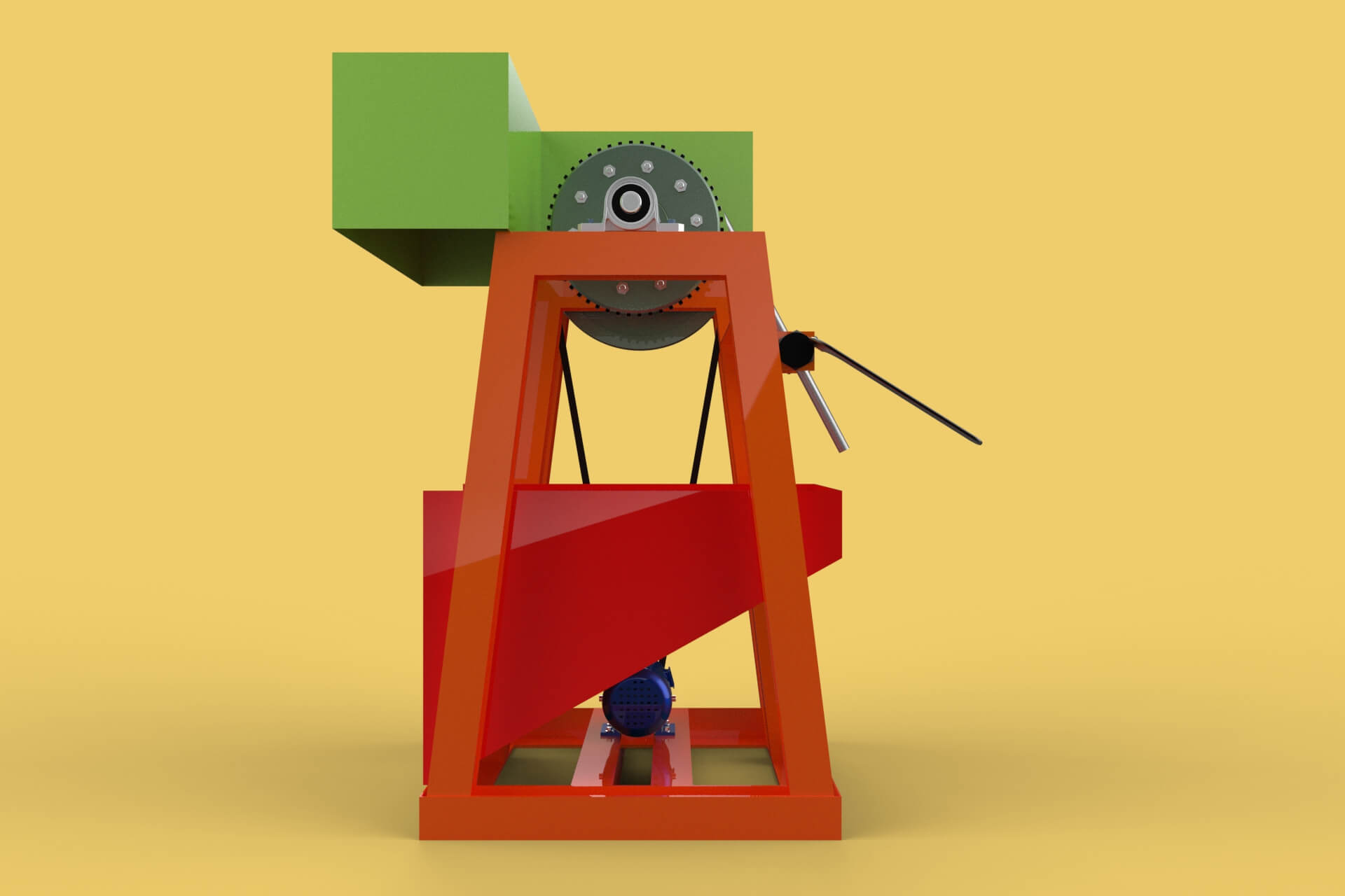 Coconut Shell Removal Peeling Machine Dehusker Tool Extract - 3D Model ...