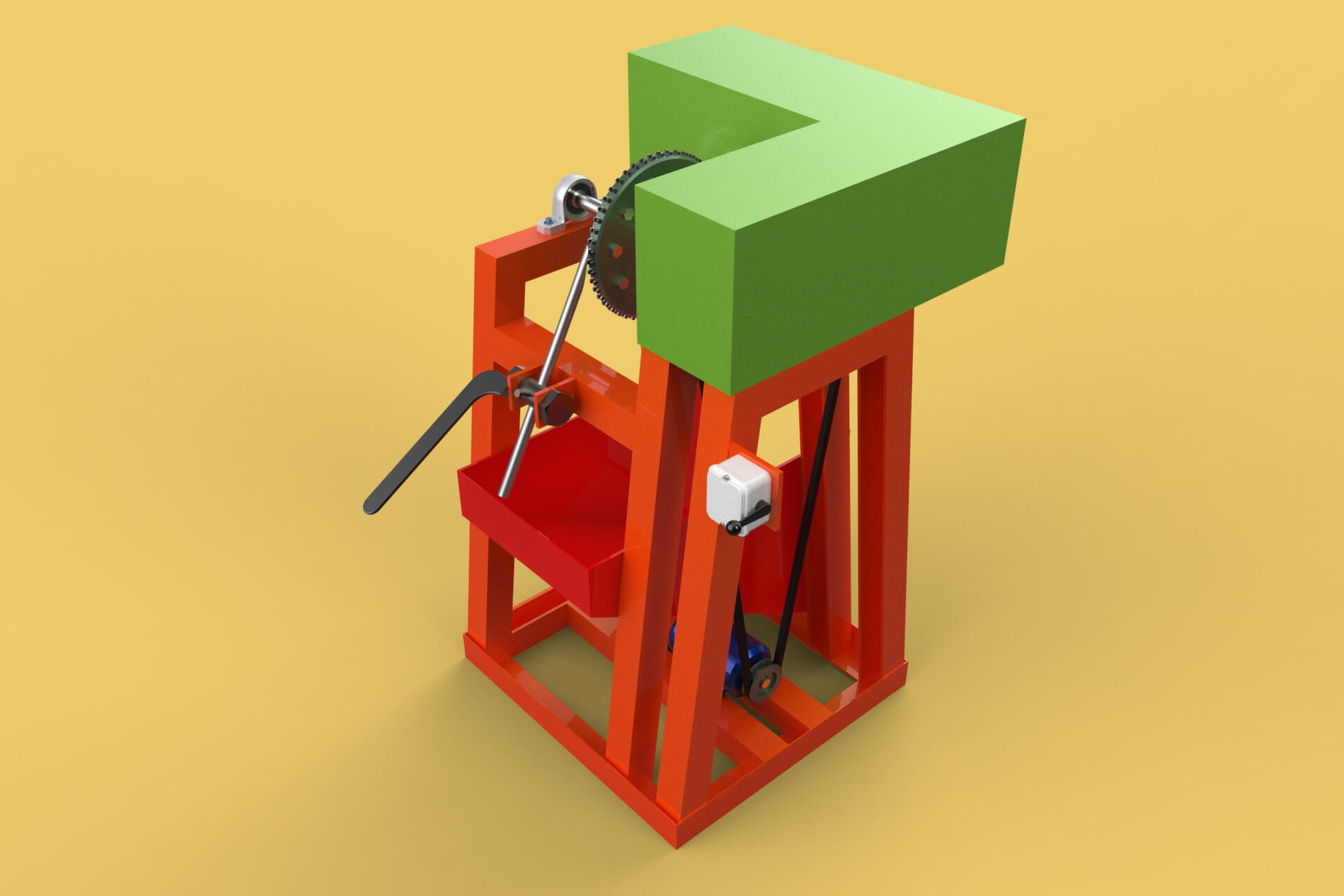 Coconut Shell Removal Peeling Machine Dehusker Tool Extract - 3D Model ...