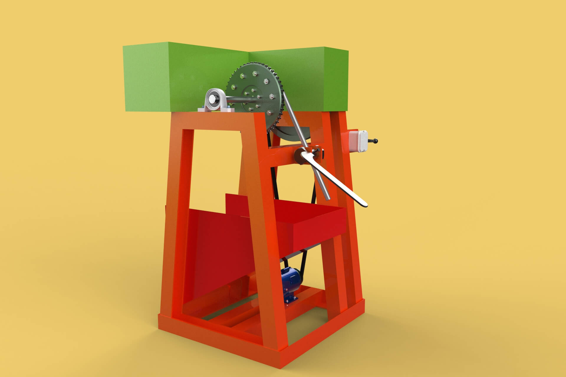 Coconut Shell Removal Peeling Machine Dehusker Tool Extract - 3D Model ...