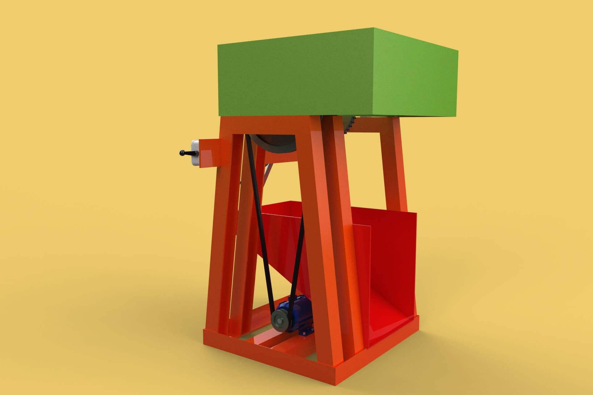 Coconut Shell Removal Peeling Machine Dehusker Tool Extract - 3D Model ...