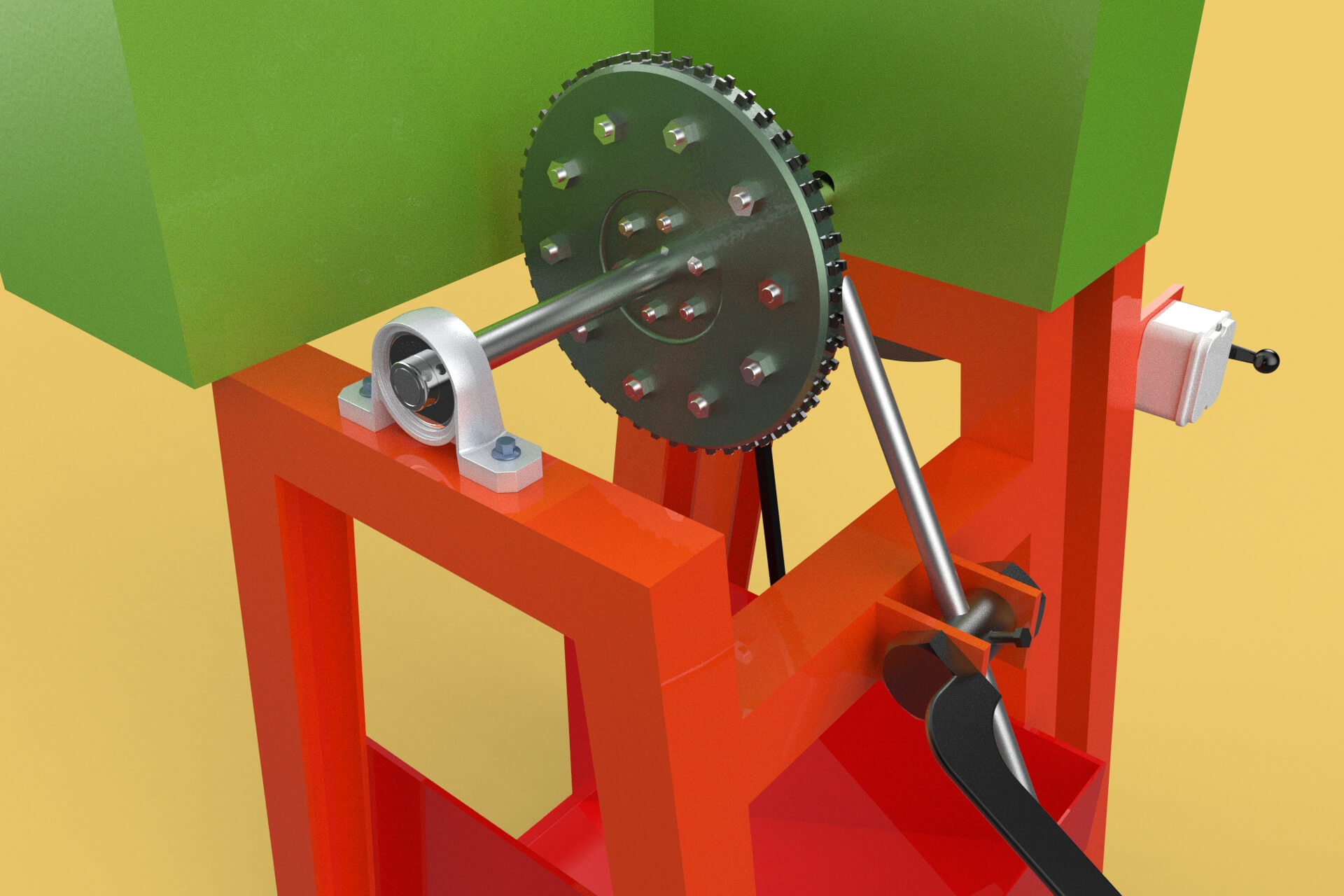 Coconut Shell Removal Peeling Machine Dehusker Tool Extract - 3D Model ...