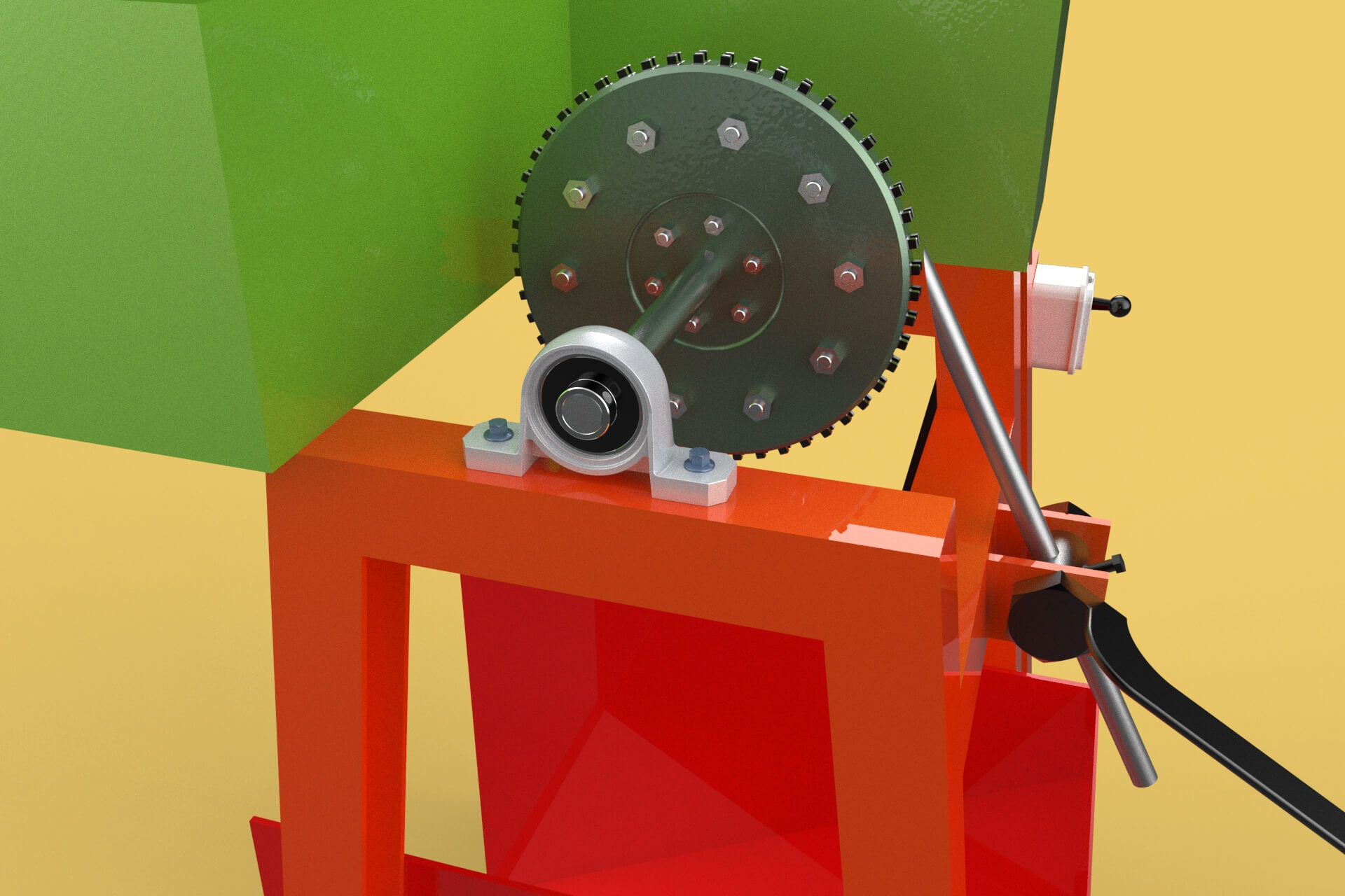 Coconut Shell Removal Peeling Machine Dehusker Tool Extract - 3D Model ...