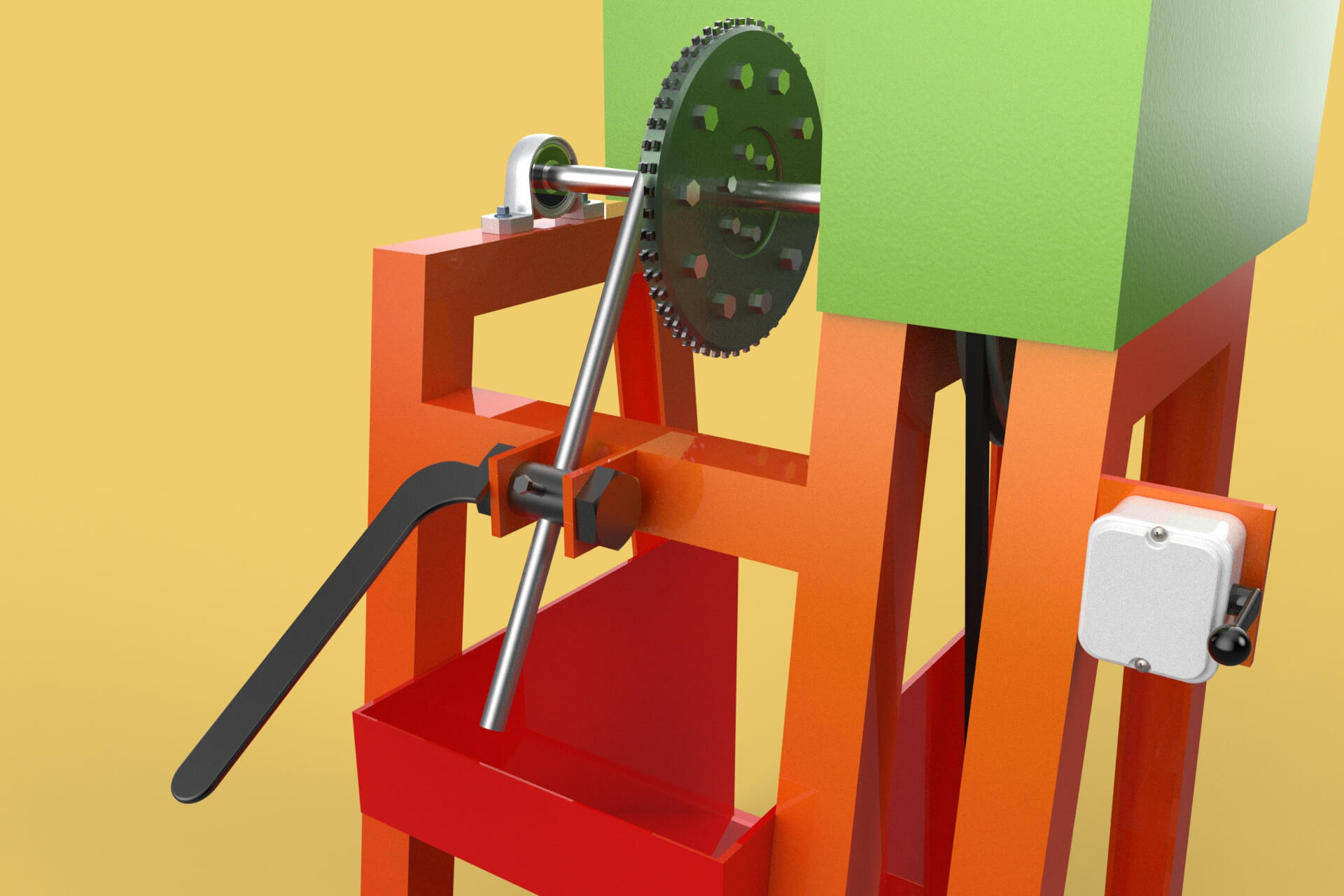 Coconut Shell Removal Peeling Machine Dehusker Tool Extract - 3D Model ...