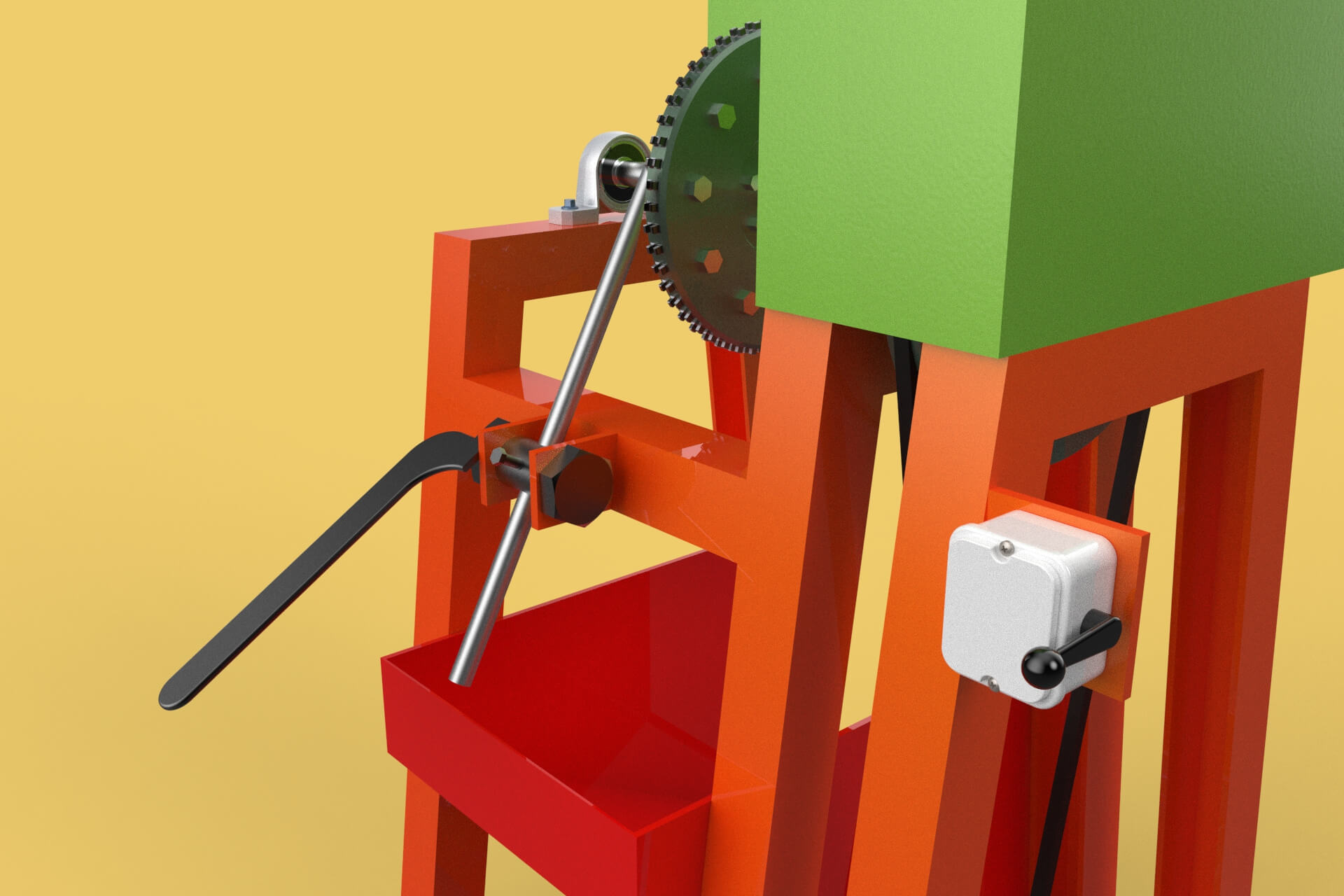 Coconut Shell Removal Peeling Machine Dehusker Tool Extract - 3D Model ...